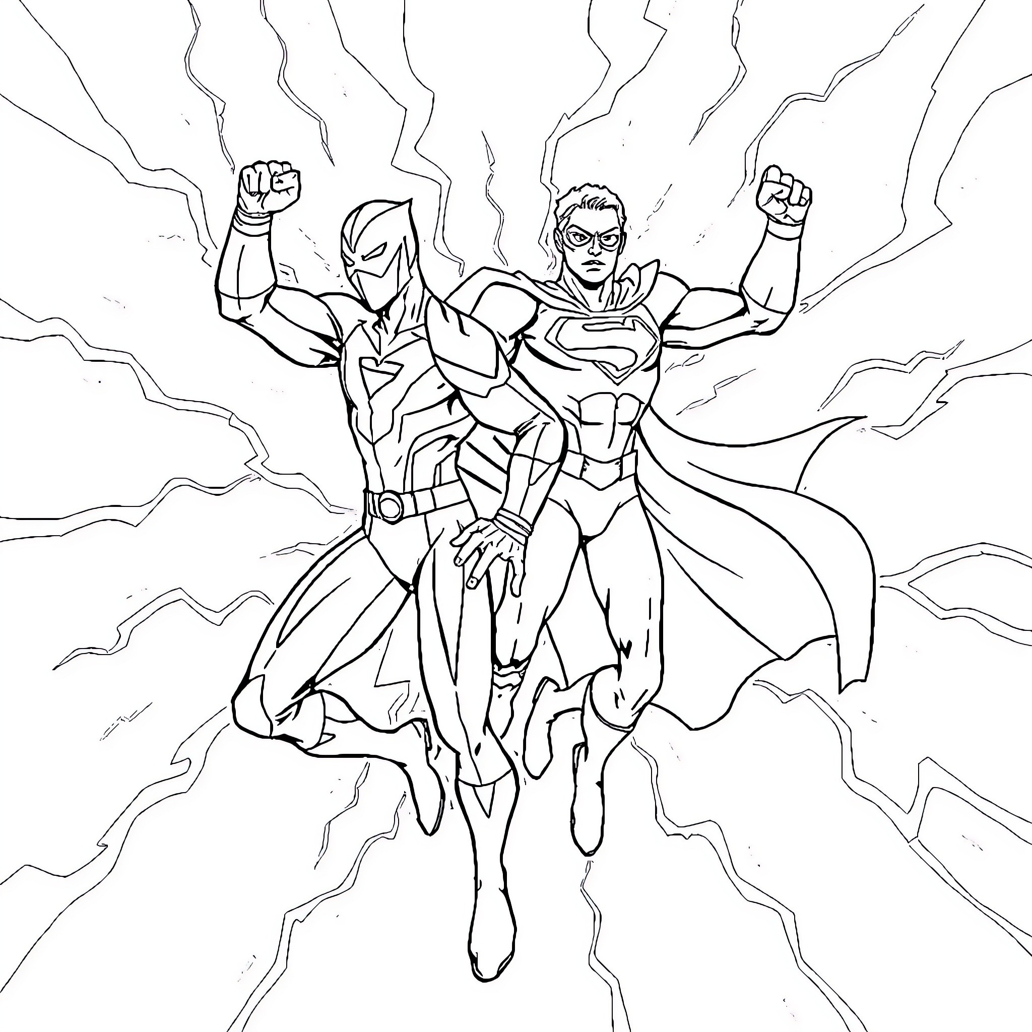 Best Superhero Coloring Pages (Free Printable PDF)