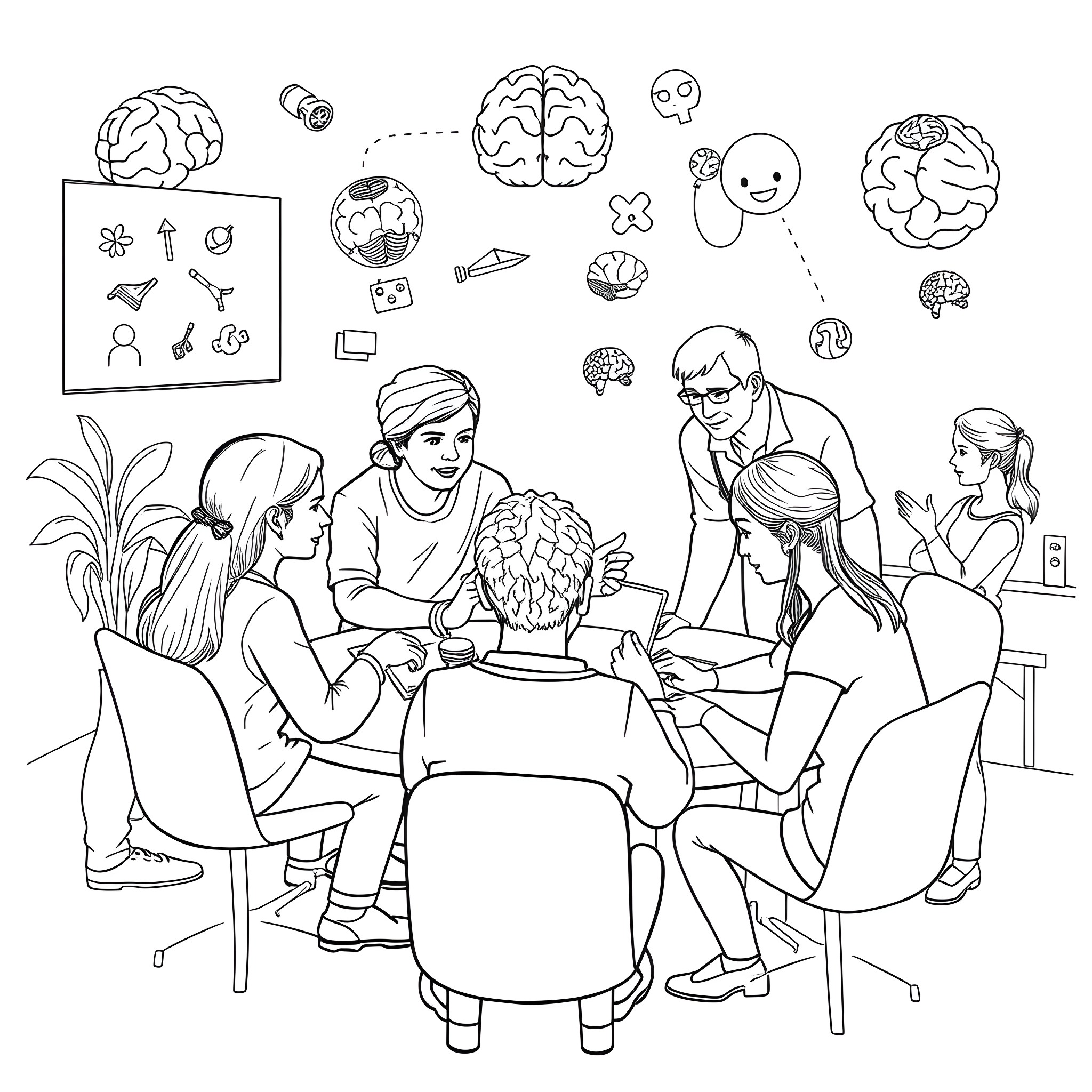 Best Brain Coloring Pages (Free Printable PDF)