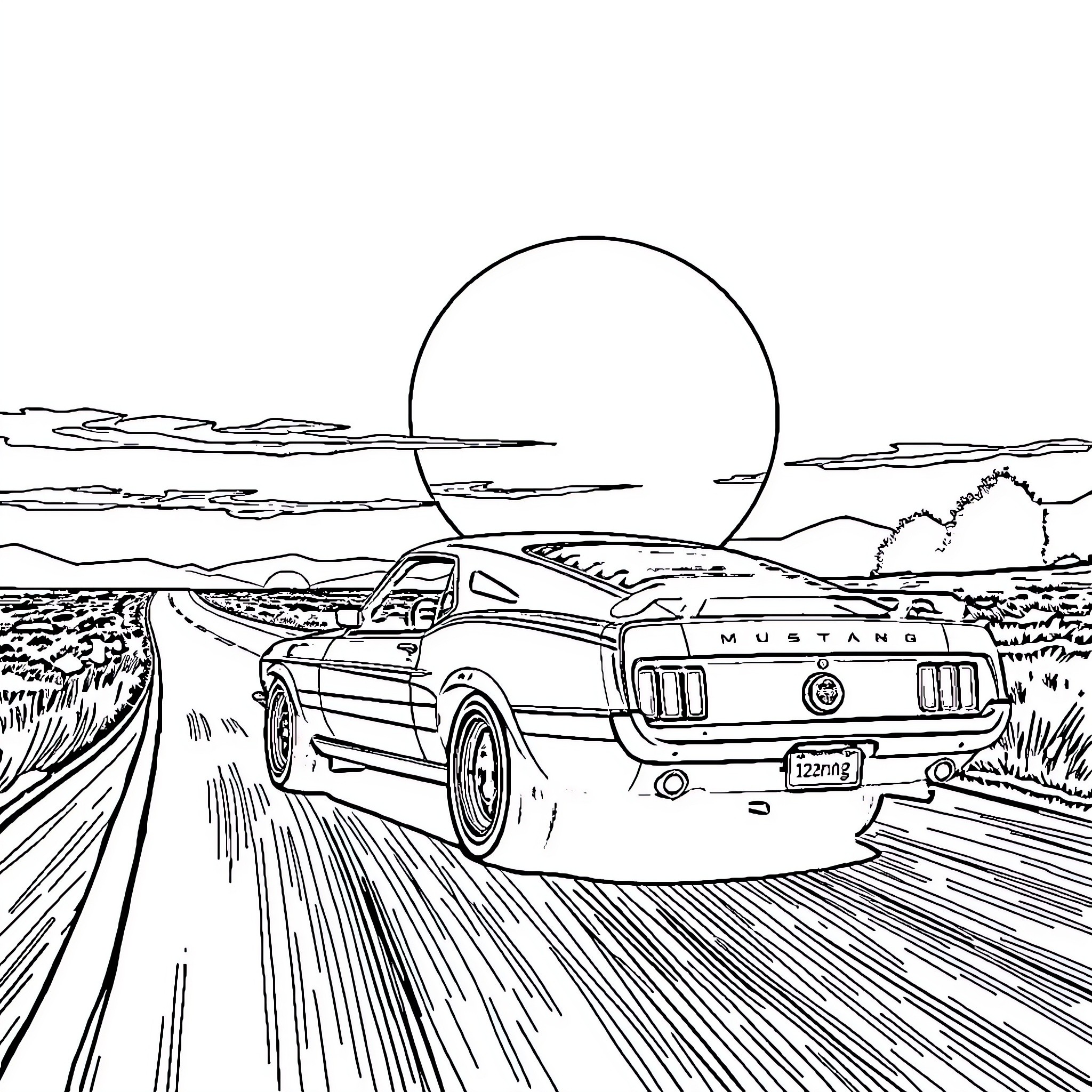 84 Best Mustang Coloring Pages (Free Printable PDFs)