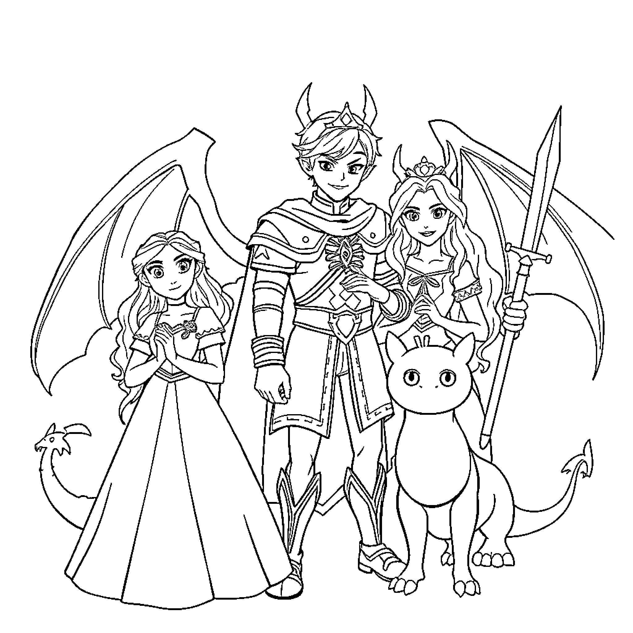 Best Dragon Prince Coloring Pages (Free Printable PDF)