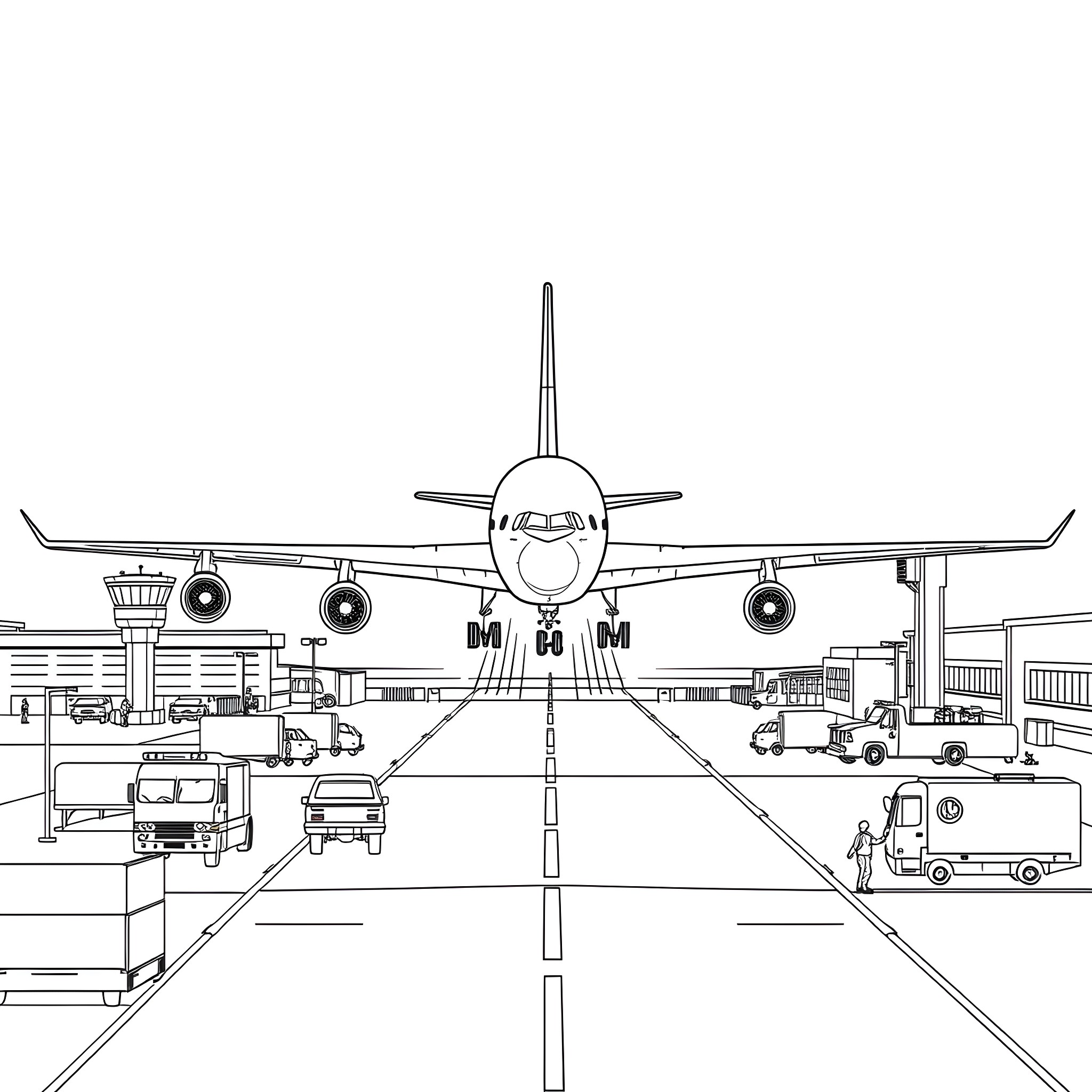 Best DC-10 Coloring Pages (Free Printable PDF)