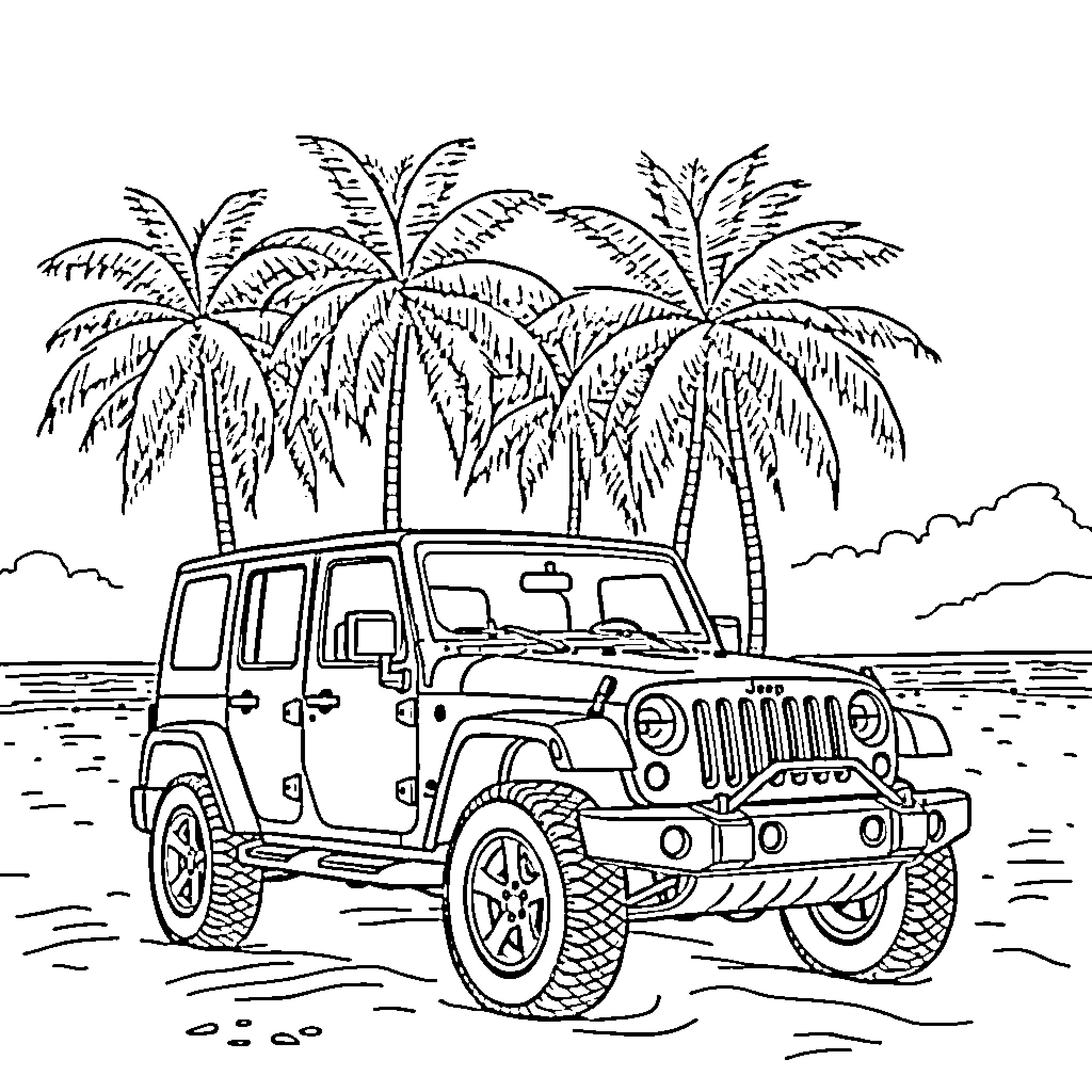 Best Jeep Coloring Pages (Free Printable PDF)
