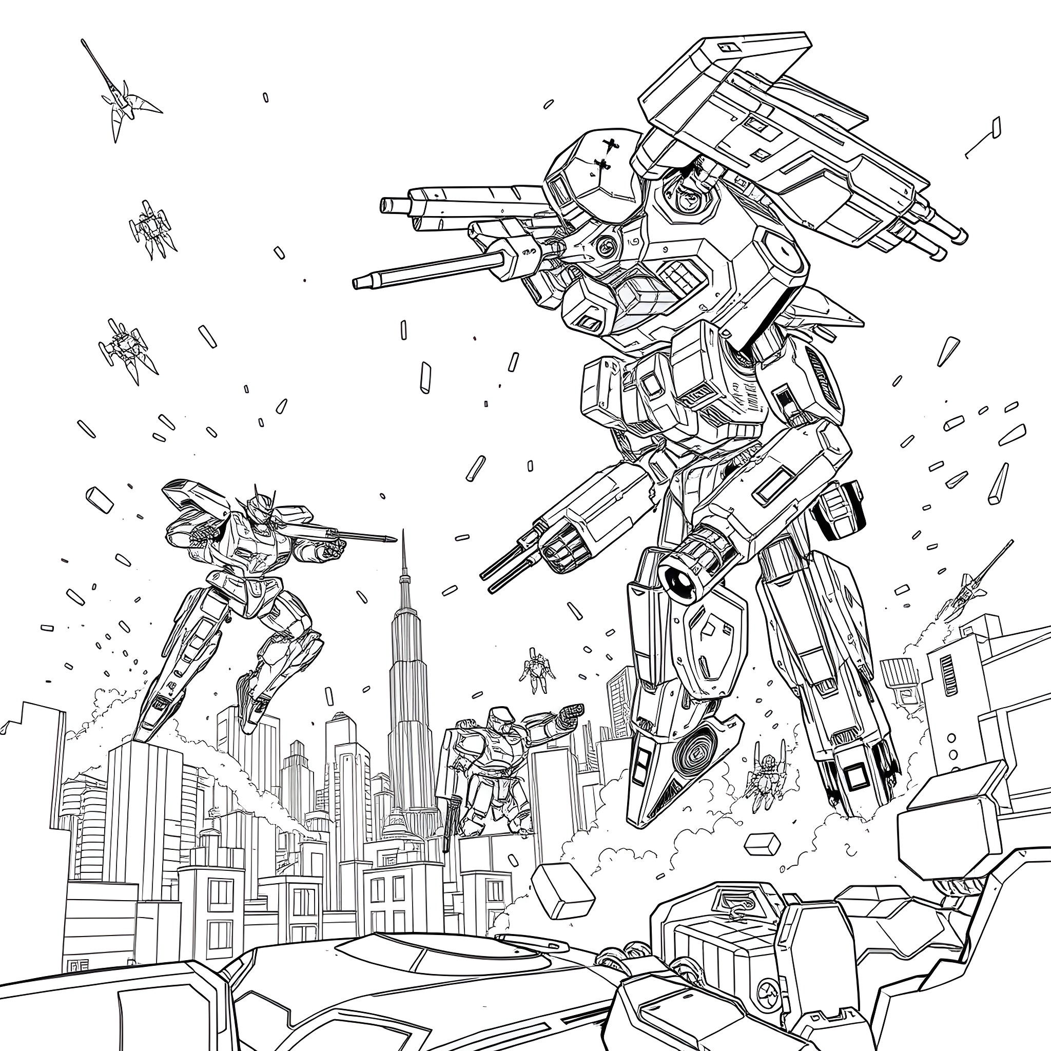 1 Best Humanoid Coloring Pages (Free Printable PDFs)