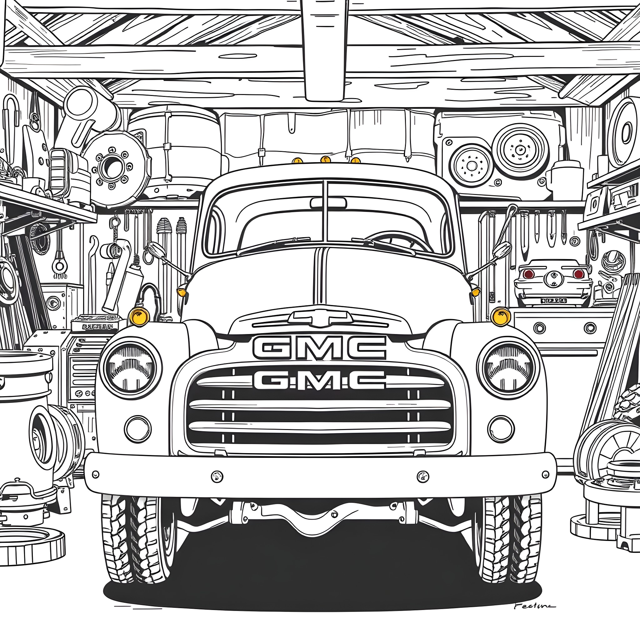 Best Gmc Coloring Pages (Free Printable PDF)
