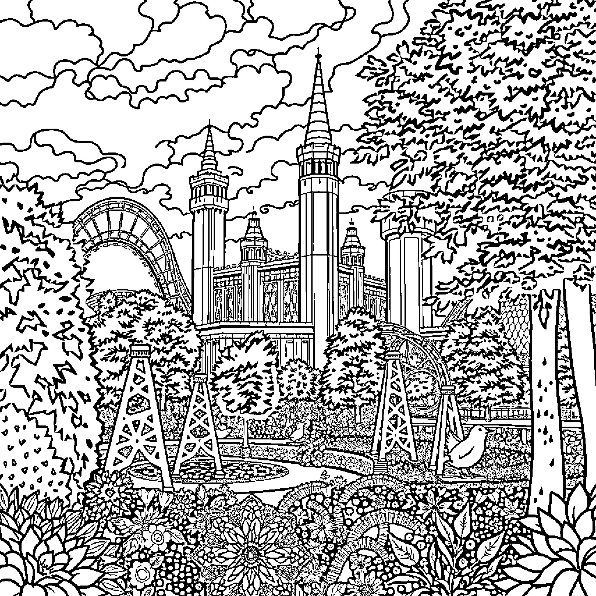 Best Alton Towers Coloring Pages (Free Printable PDF)