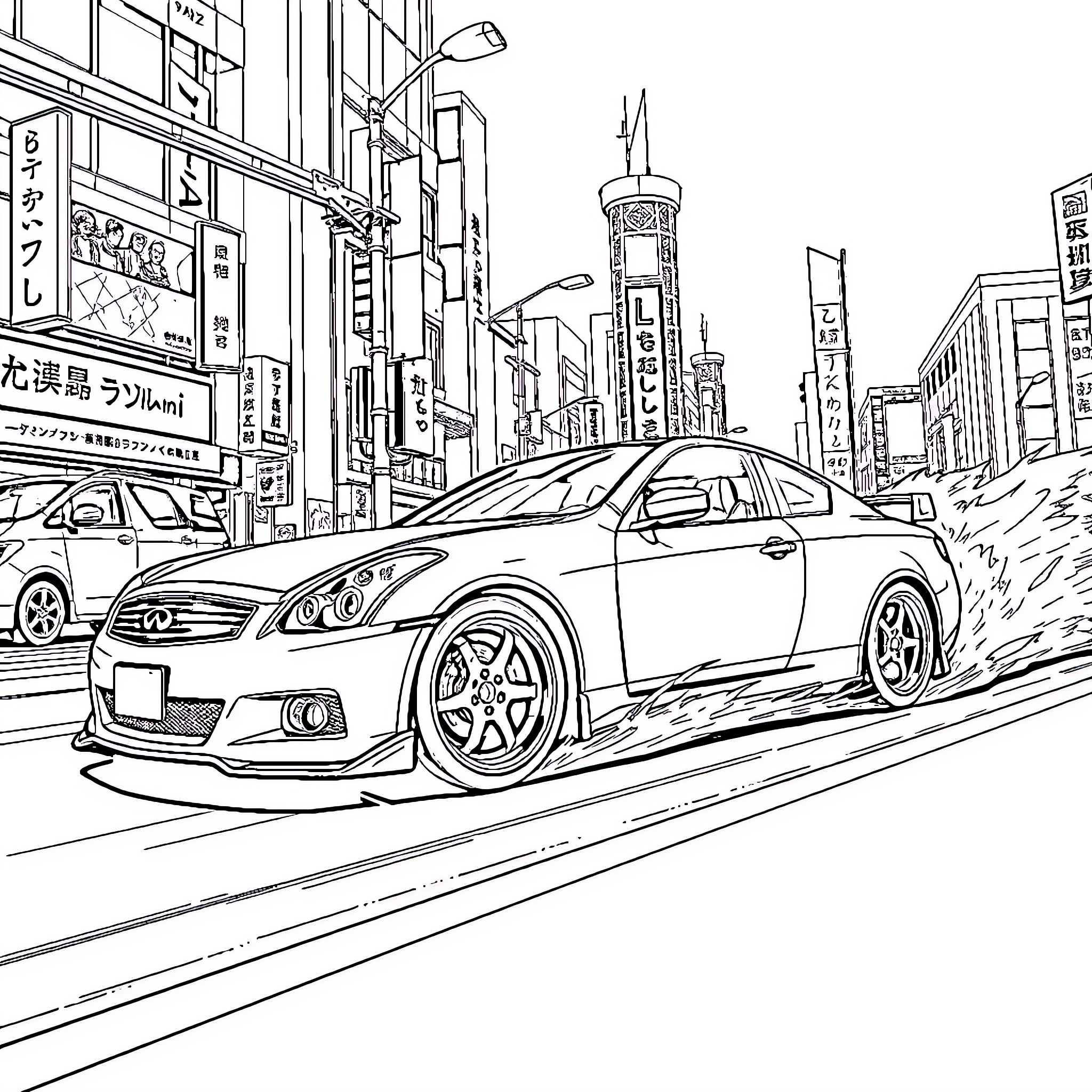 Best Infiniti Coloring Pages (Free Printable PDF)