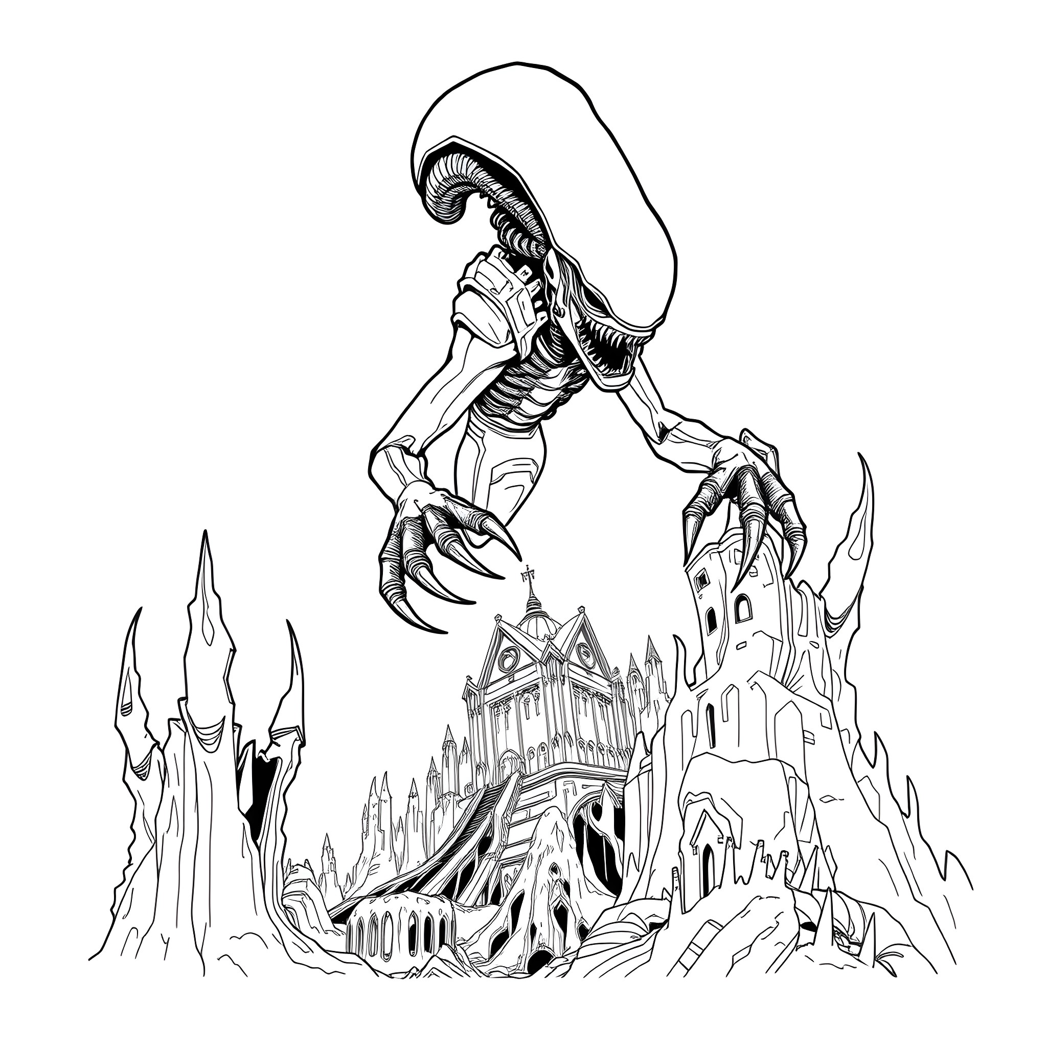 3 Best Zenomorph Coloring Pages (Free Printable PDFs)