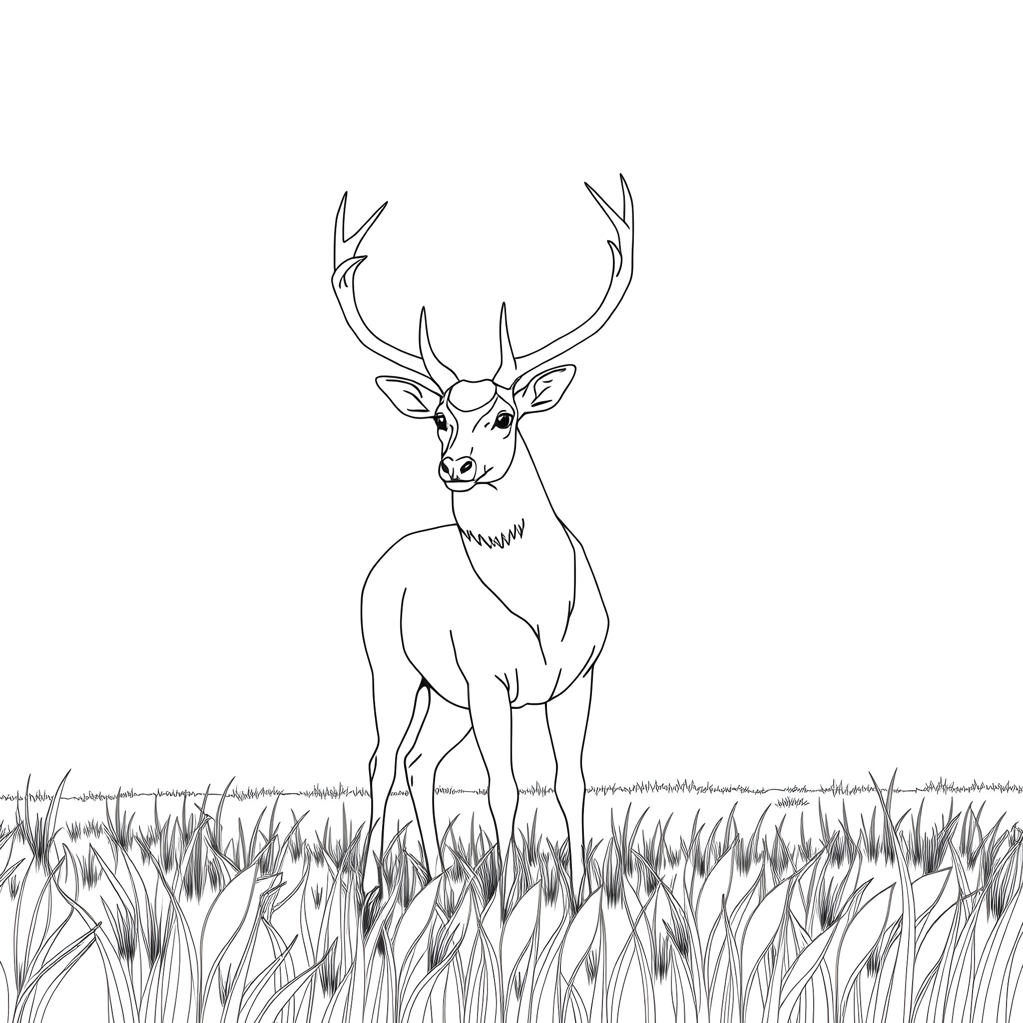 Best Deer Coloring Pages (Free Printable PDF)