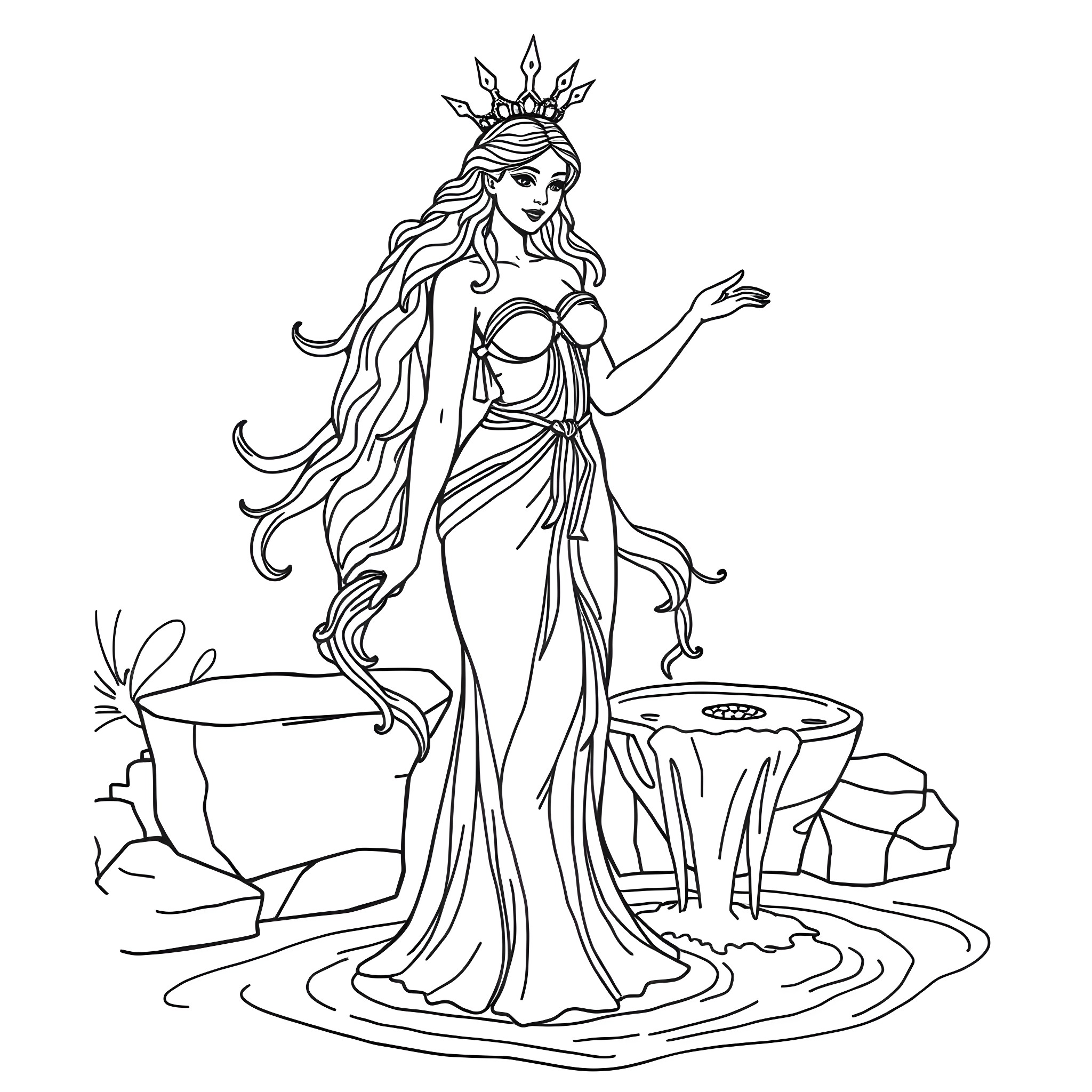 Best Goddess Coloring Pages (Free Printable PDF)