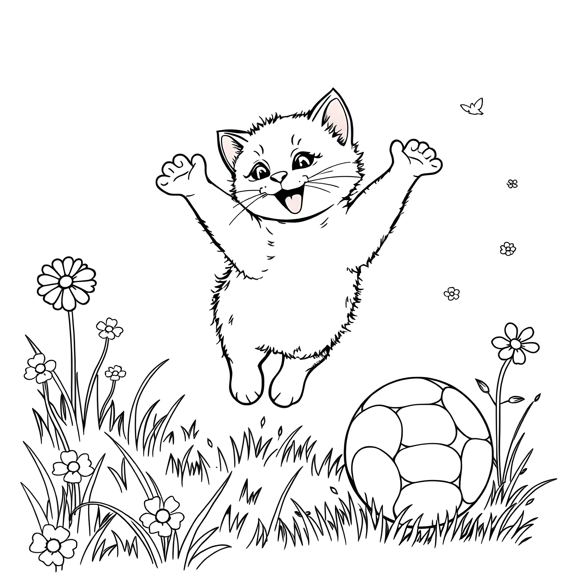 Best Kitty Coloring Pages (Free Printable PDF)