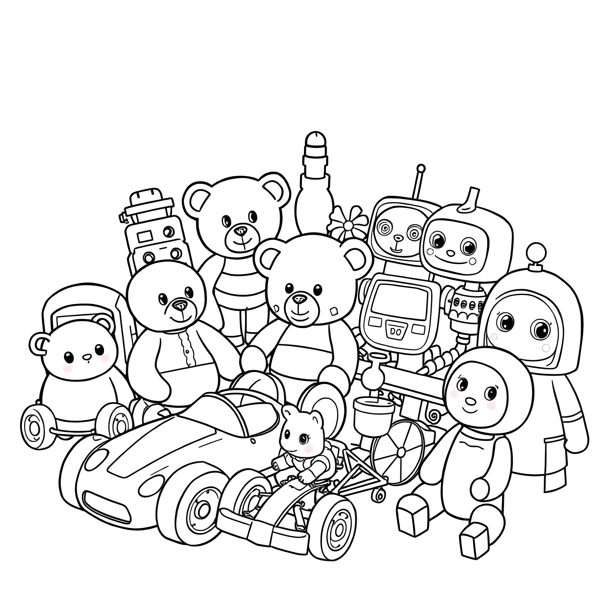 Best Toy Coloring Pages (Free Printable PDF)