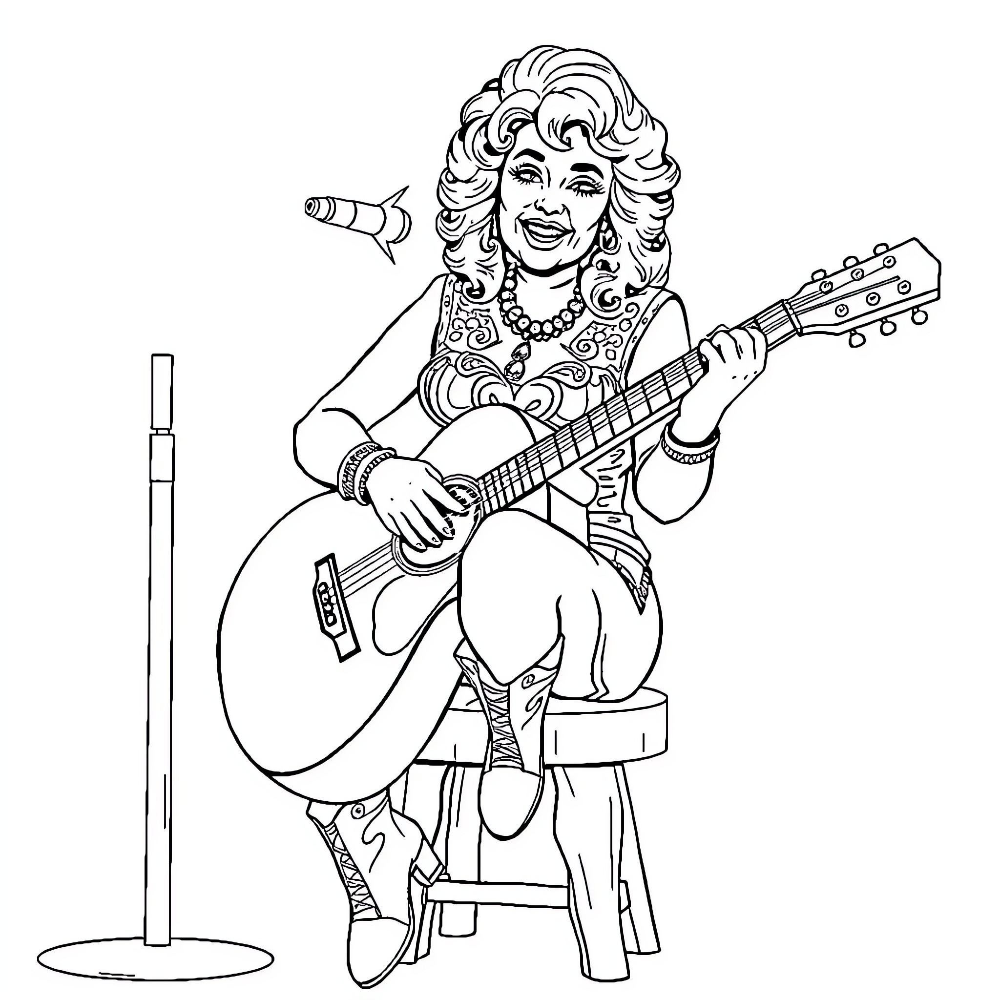 Best Dolly Parton Coloring Pages (Free Printable PDF)