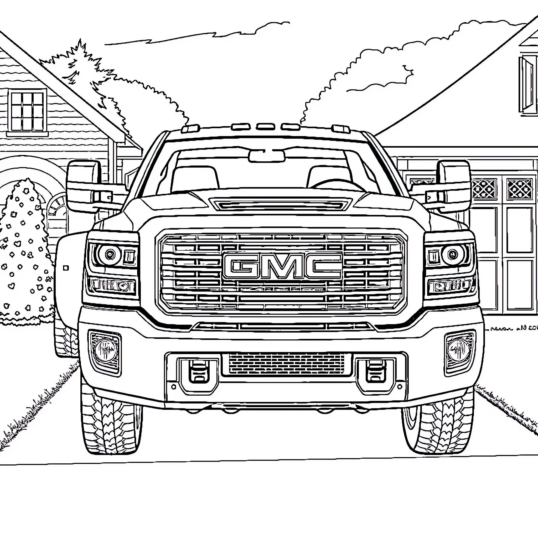 Best Gmc Coloring Pages (Free Printable PDF)
