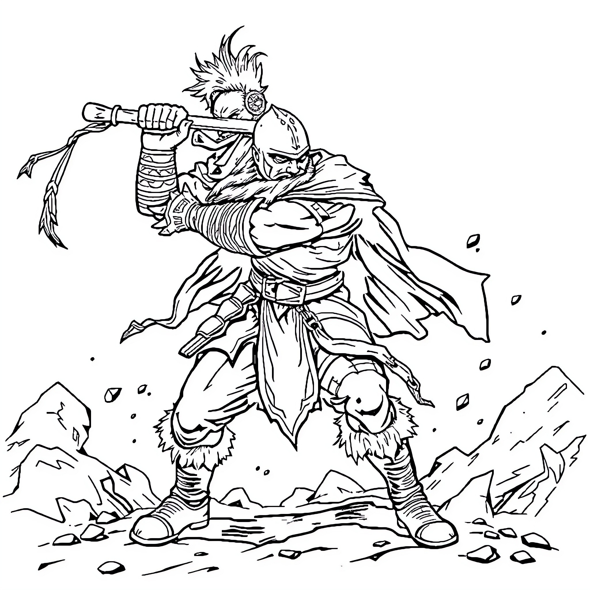 Best Warrior Coloring Pages (Free Printable PDF)