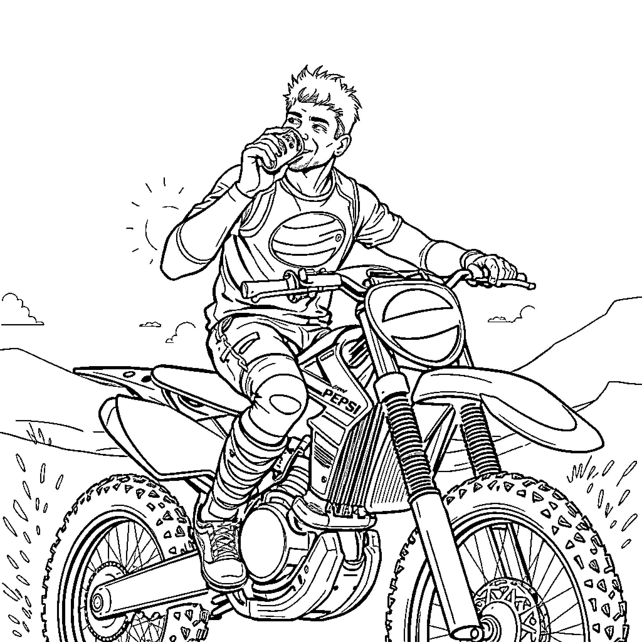 Best Animated Motorcycle Coloring Pages (Free Printable PDF)