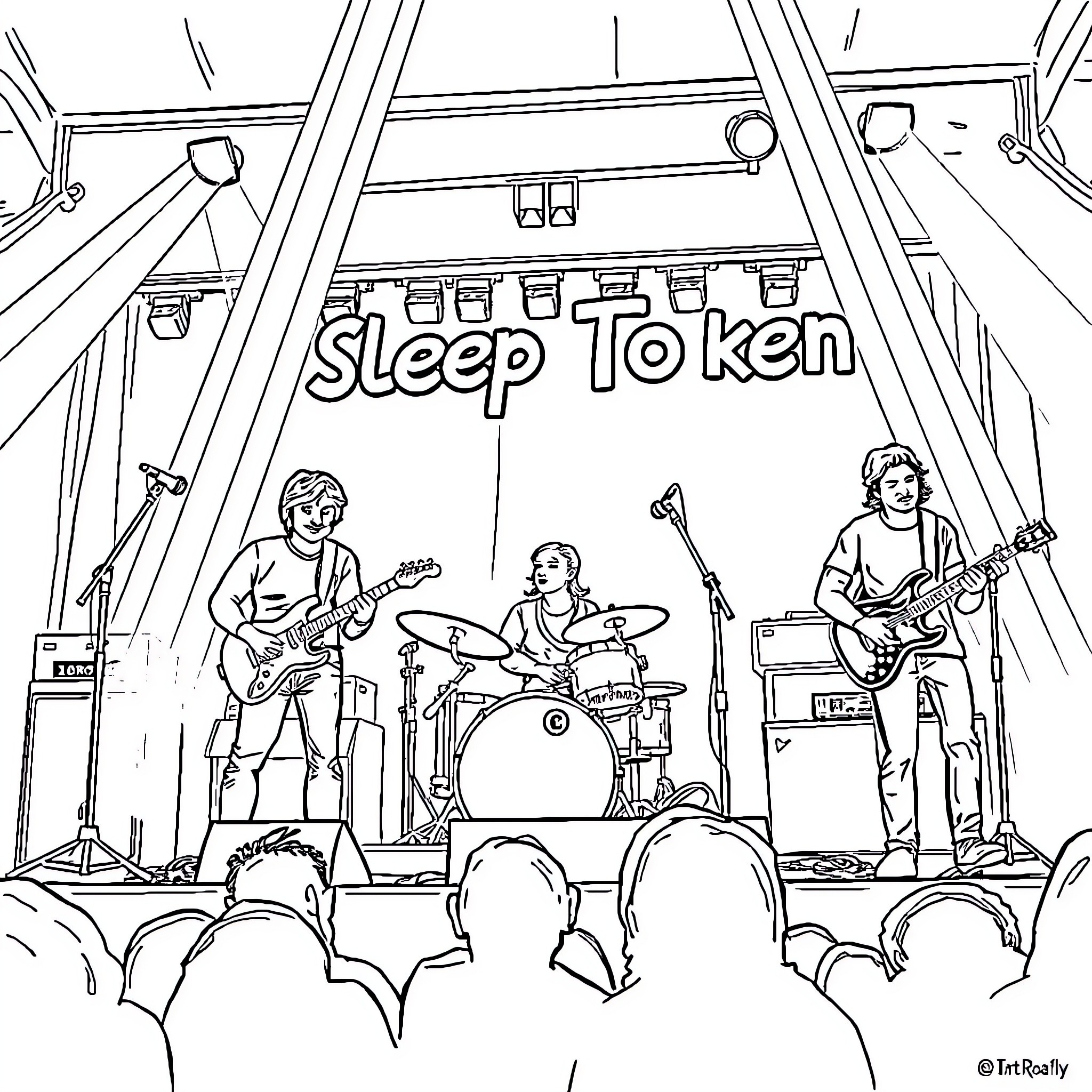 Best Sleep Token Coloring Pages (Free Printable PDF)