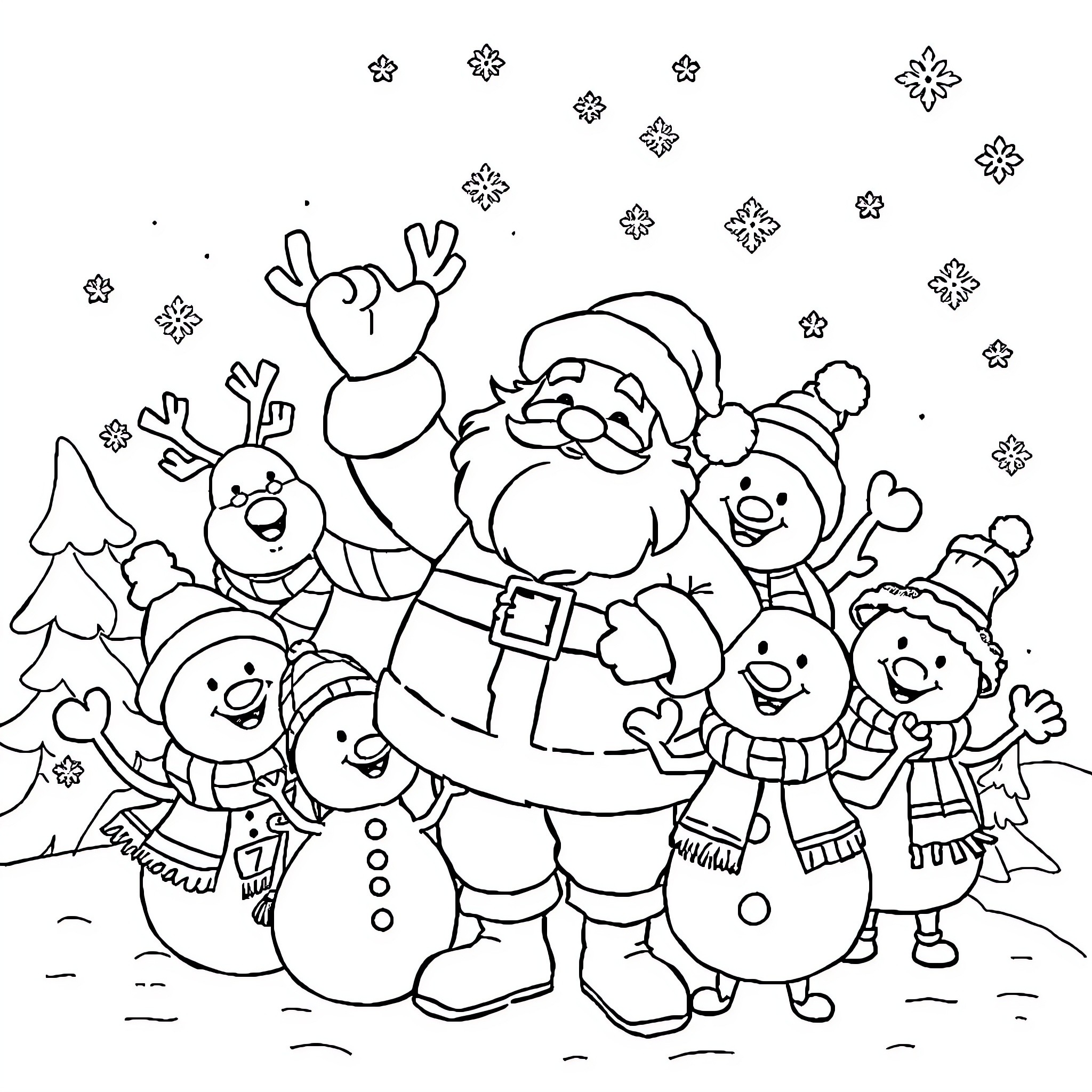2 Best Christmas Character Coloring Pages (Free Printable PDFs)