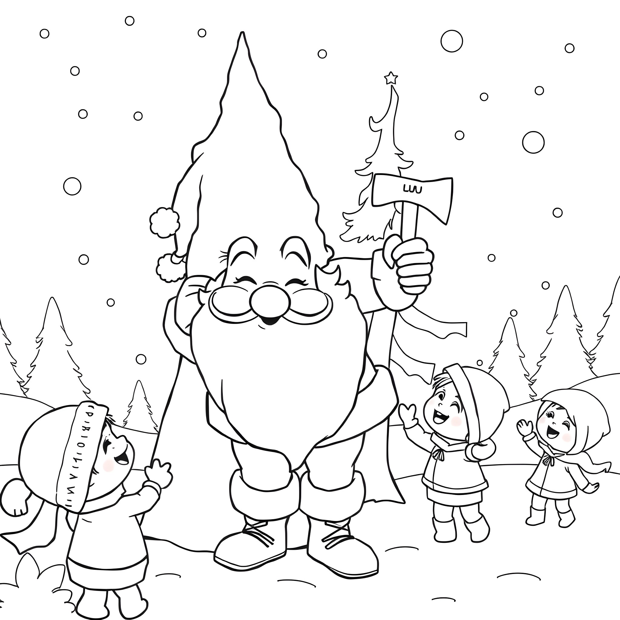90 Best Santa Claus Coloring Pages (Free Printable PDFs)