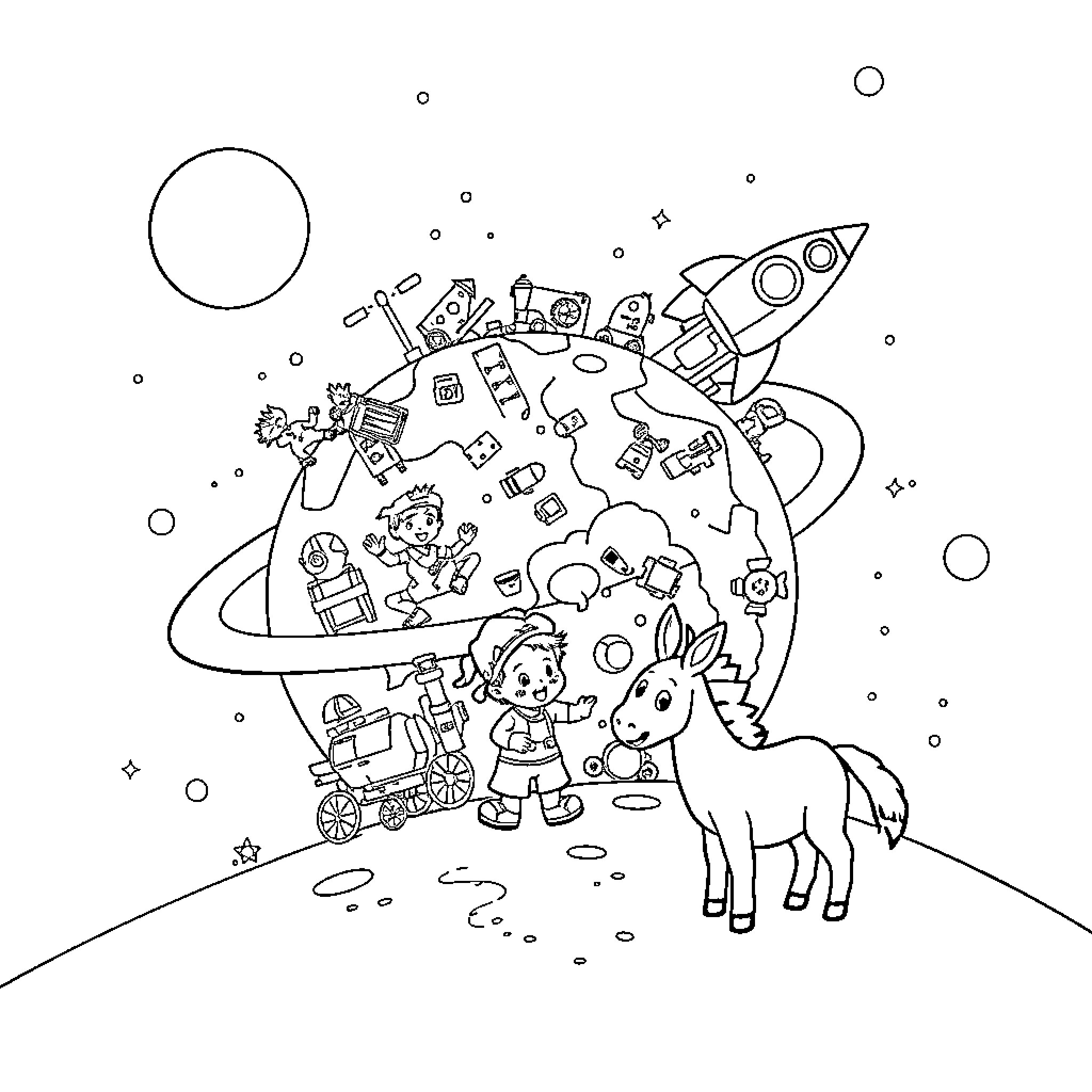 Best Toy Coloring Pages (Free Printable PDF)