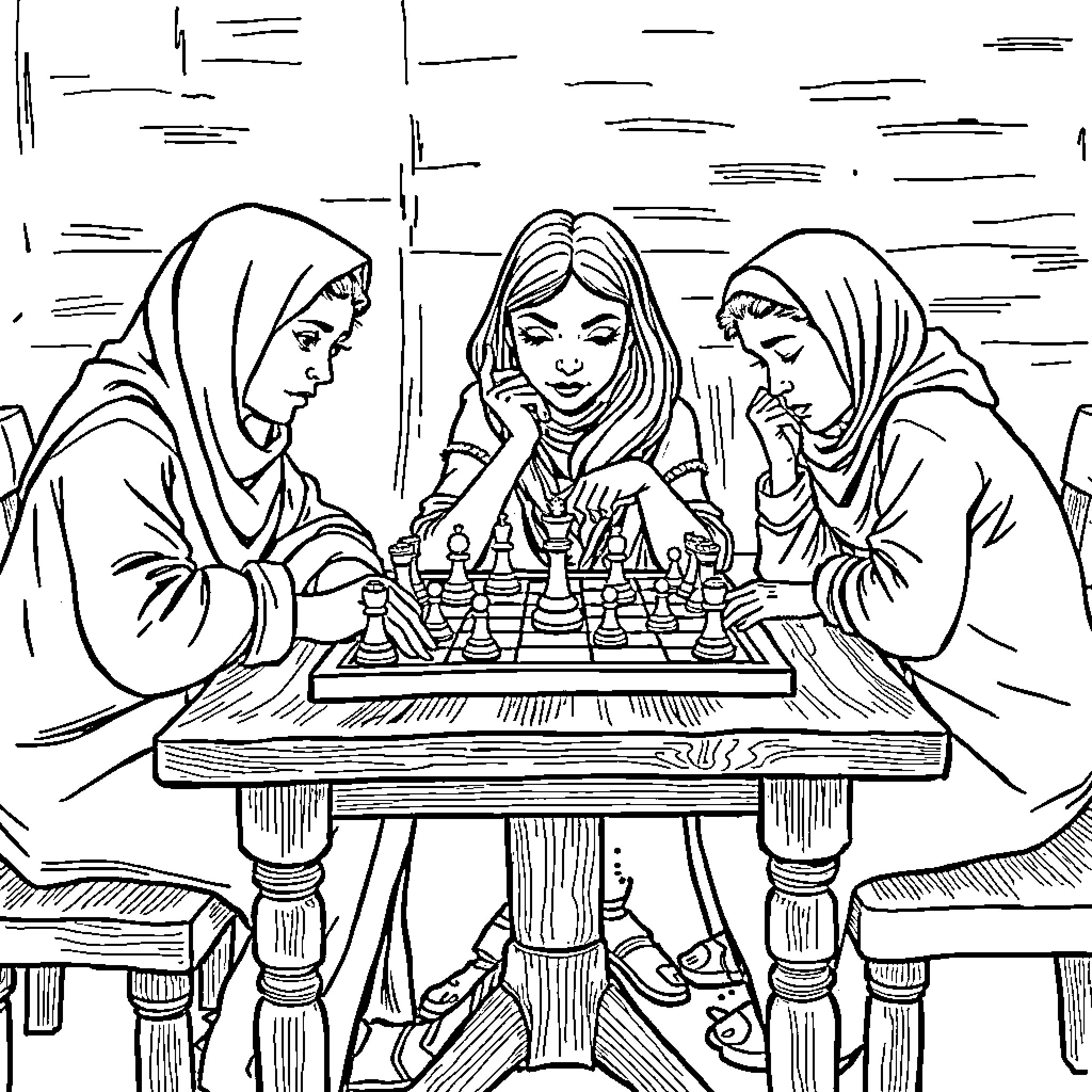 Best Chess Coloring Pages (Free Printable PDF)