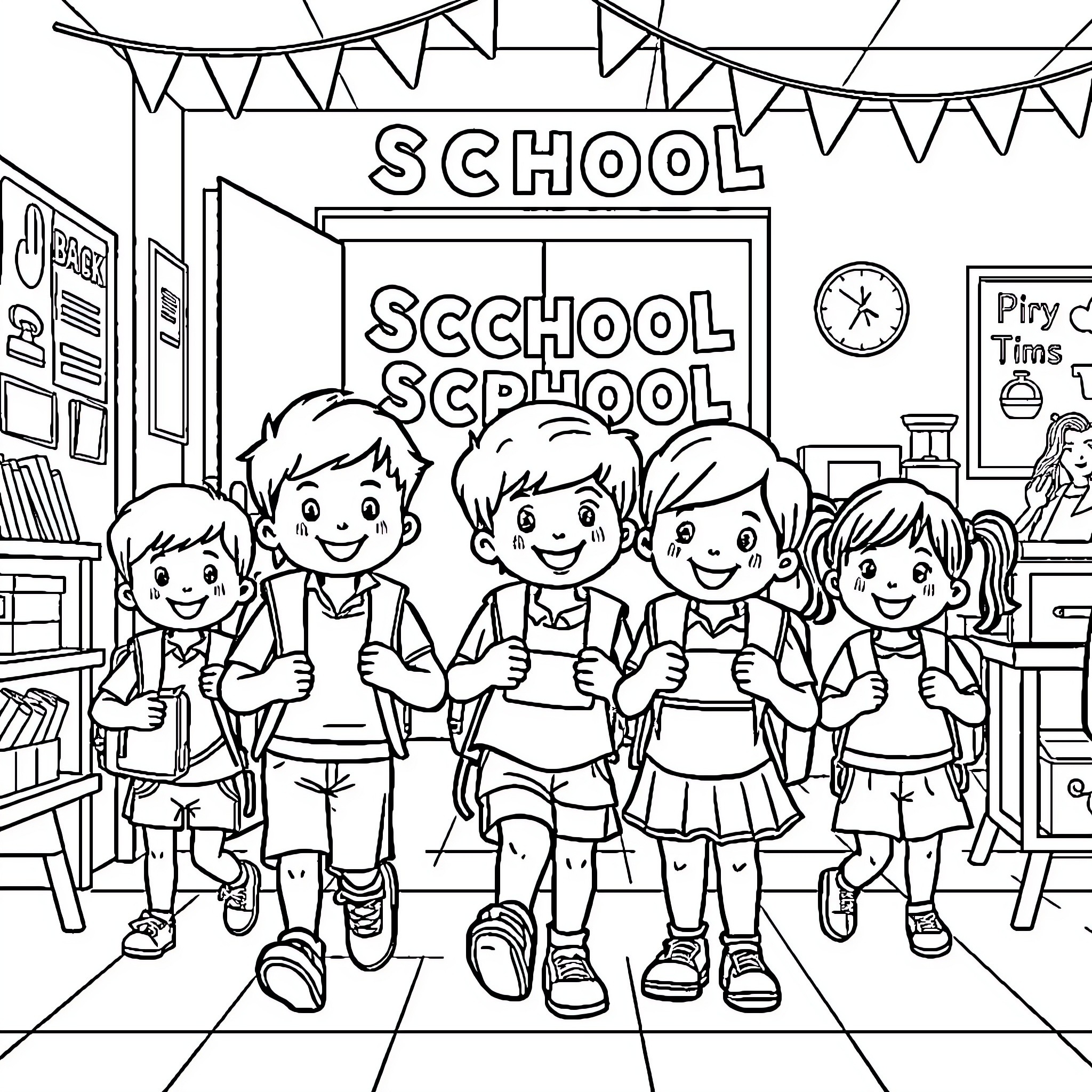 137 Best School Coloring Pages (Free Printable PDFs)