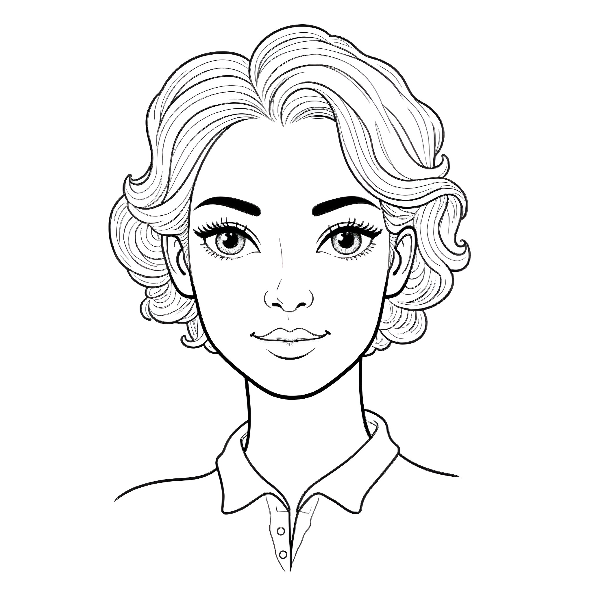 Best Portrait Coloring Pages (Free Printable PDF)