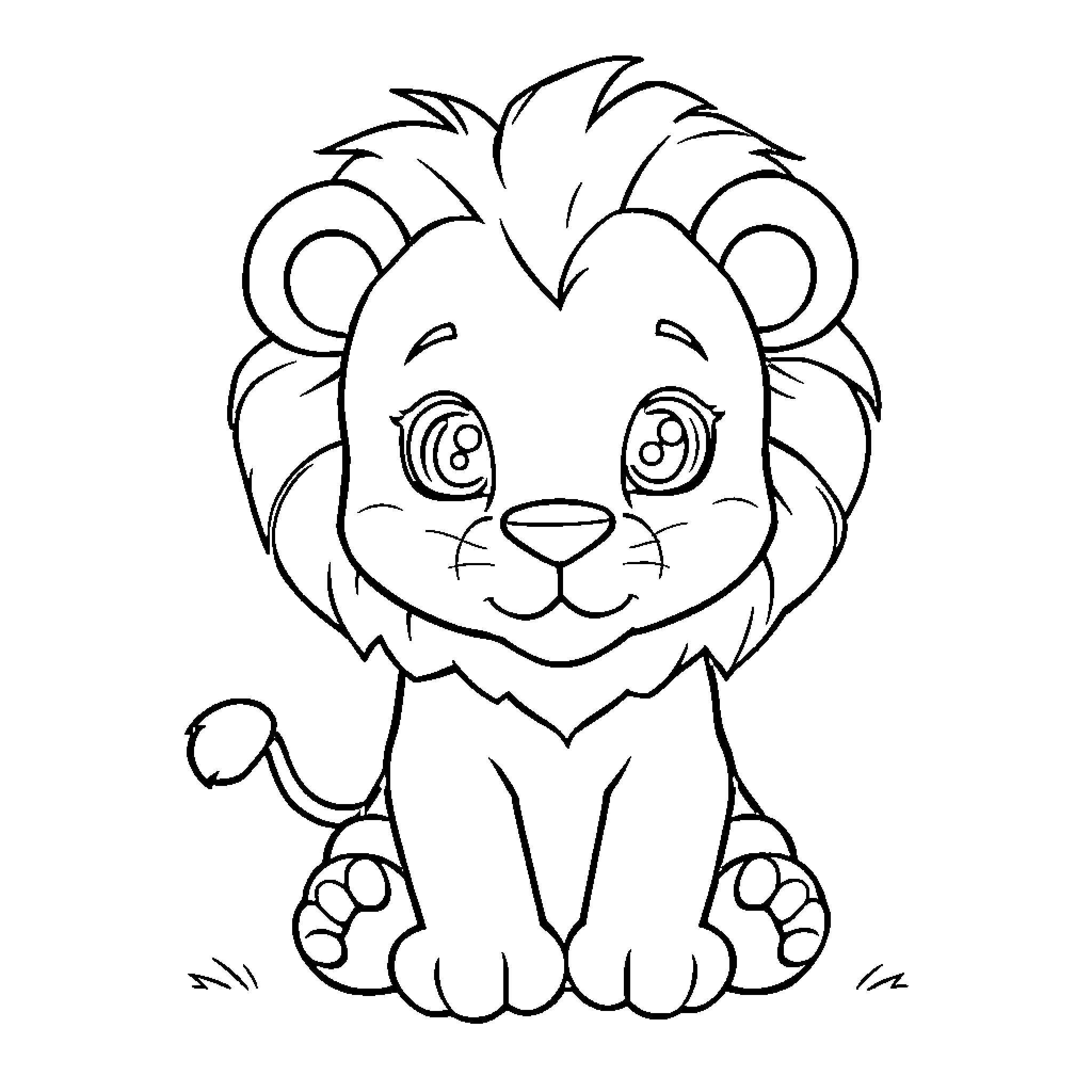 Best Baby Lion Coloring Pages (Free Printable PDF)