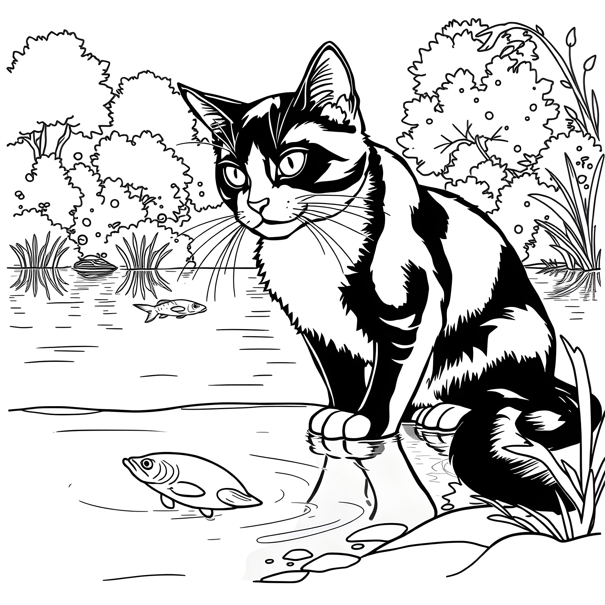 Best Tuxedo Cat Coloring Pages (Free Printable PDF)