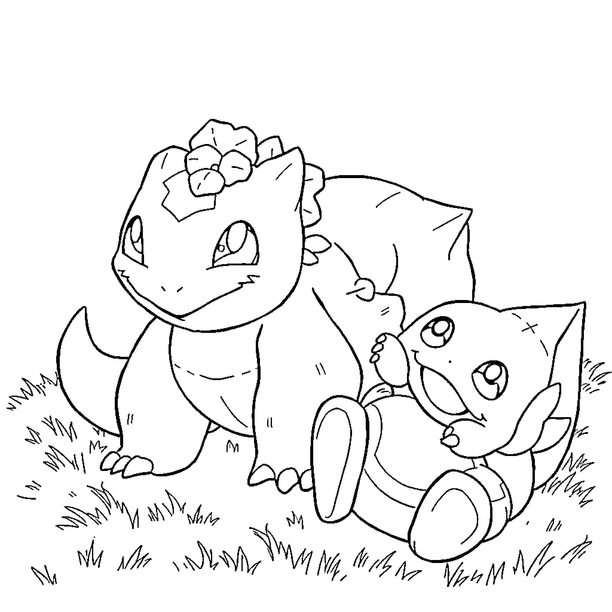 Best Ivysaur Coloring Pages (Free Printable PDF)