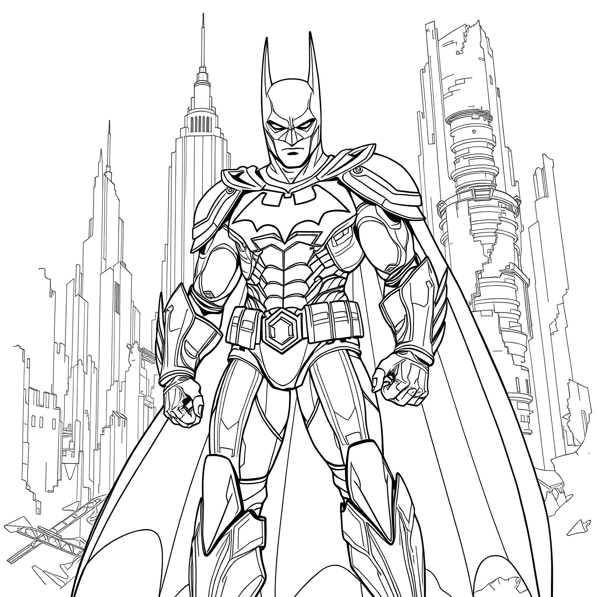 158 Best Batman Coloring Pages (Free Printable PDFs)