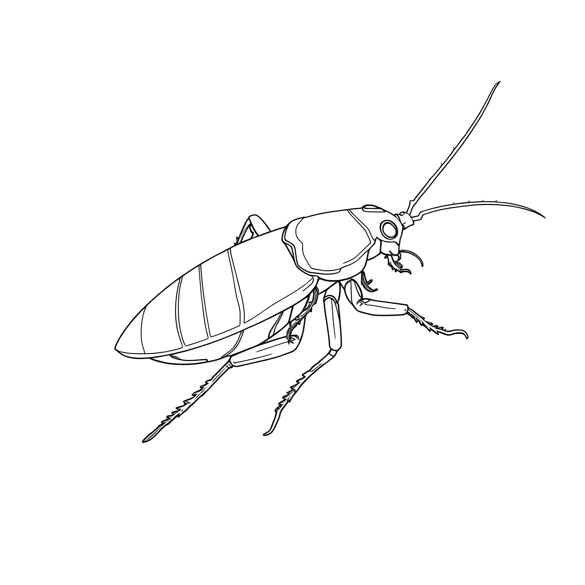 54 Best Cockroach Coloring Pages (Free Printable PDFs)