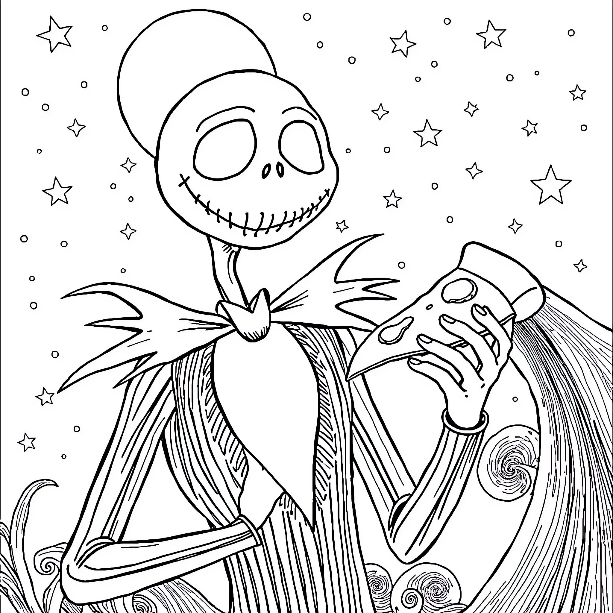 Best Jack Skellington Coloring Pages (Free Printable PDF)