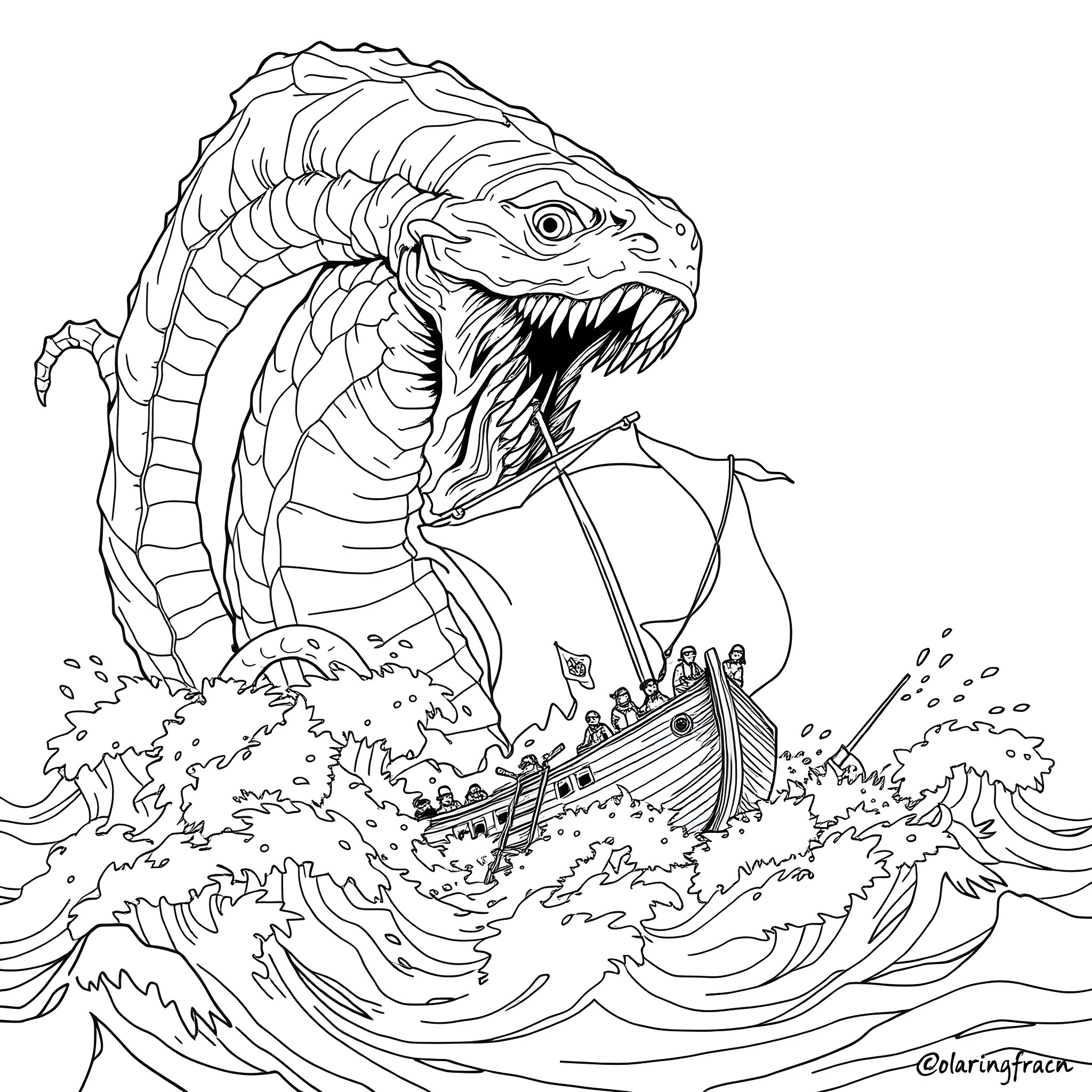 Best Kraken Coloring Pages (Free Printable PDF)