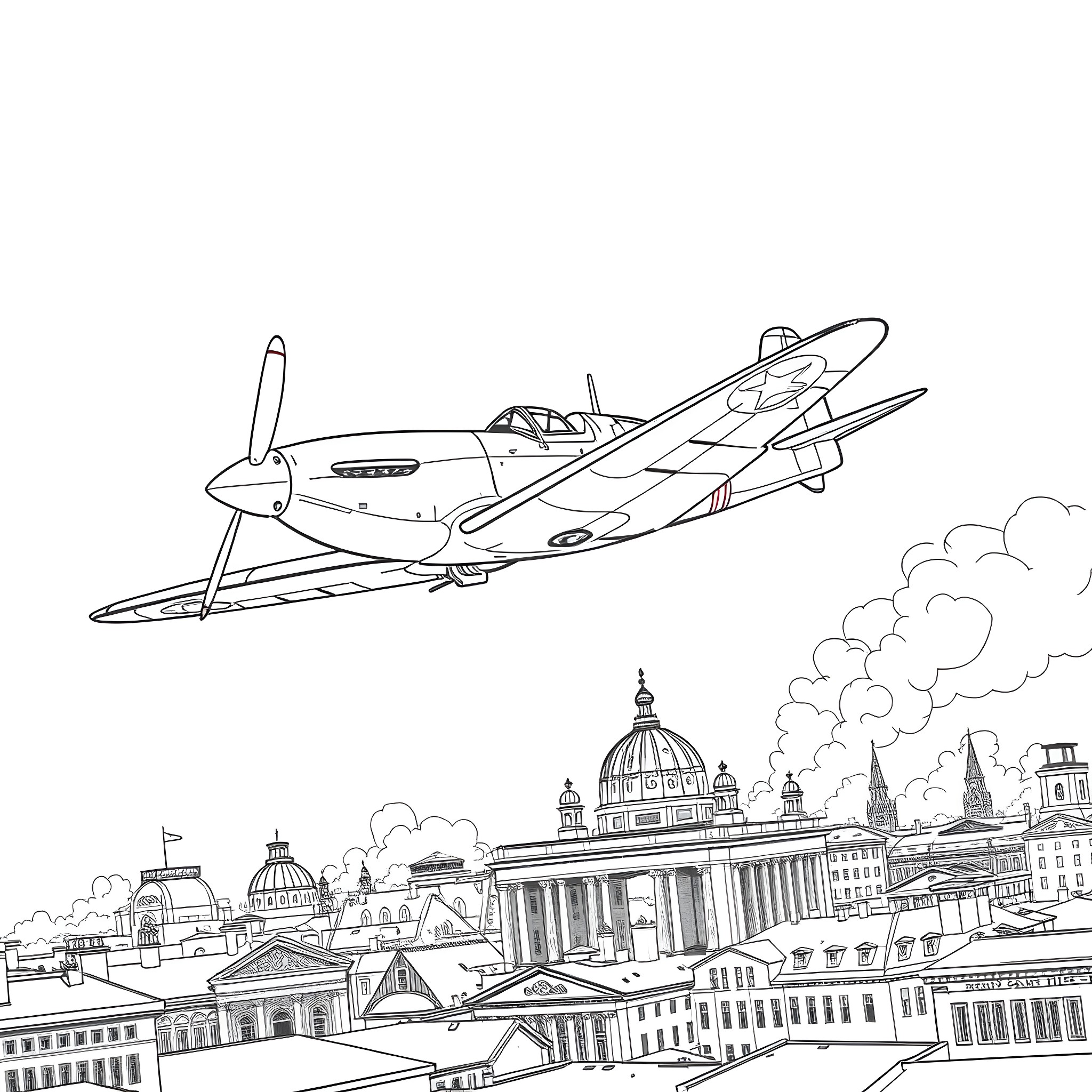 Best Spitfire Coloring Pages (Free Printable PDF)
