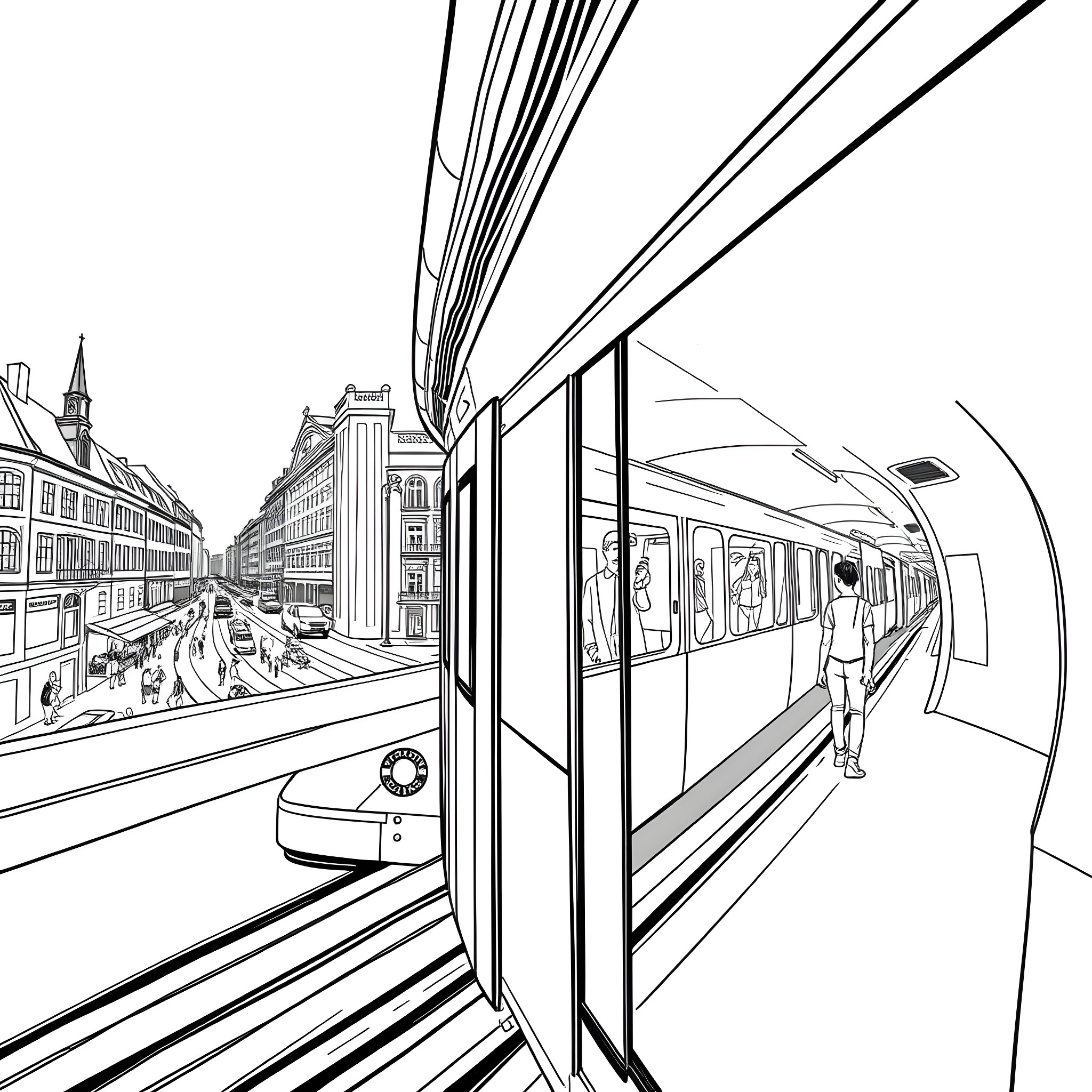 Best Metro Coloring Pages (Free Printable PDF)