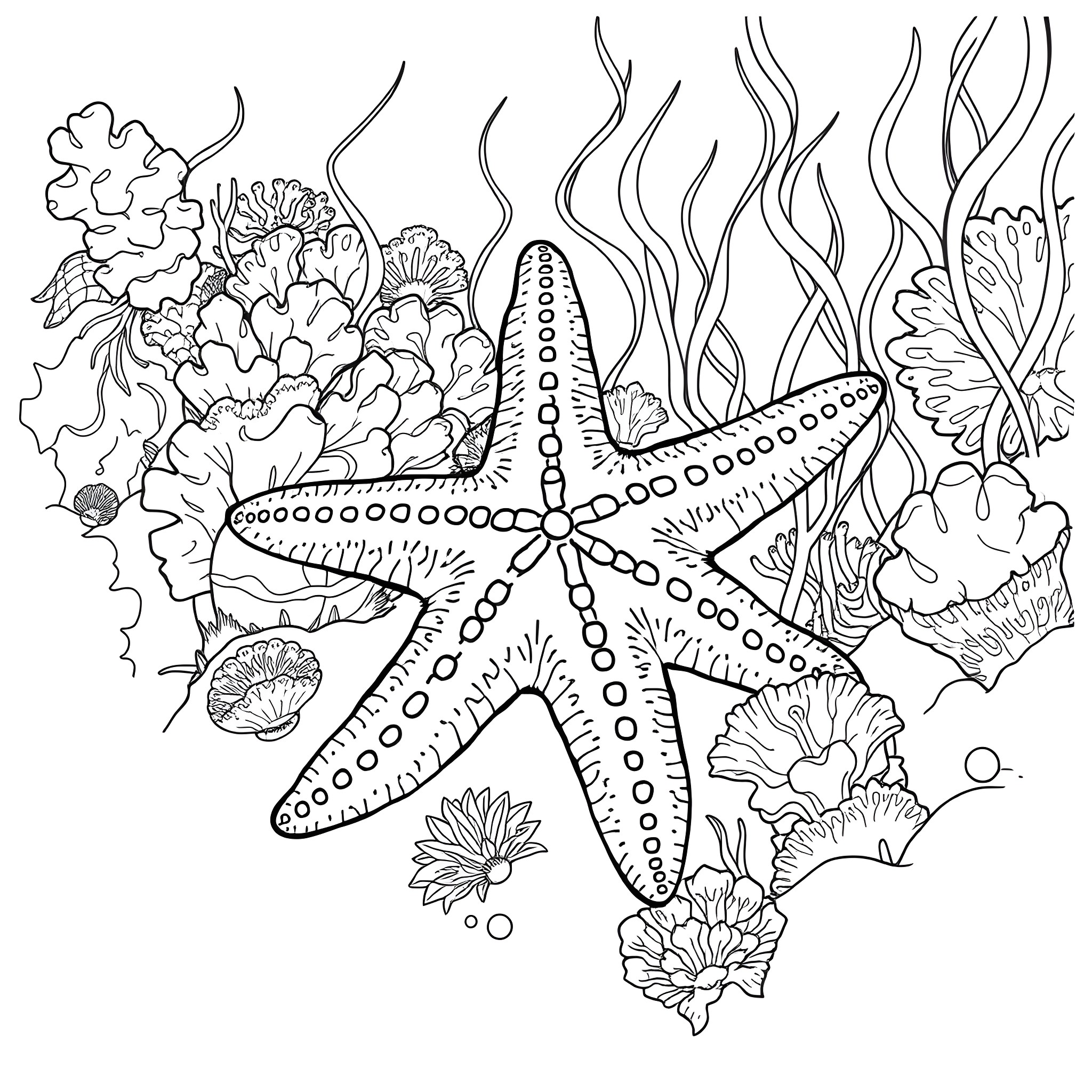 Best Starfish Coloring Pages (Free Printable PDF)