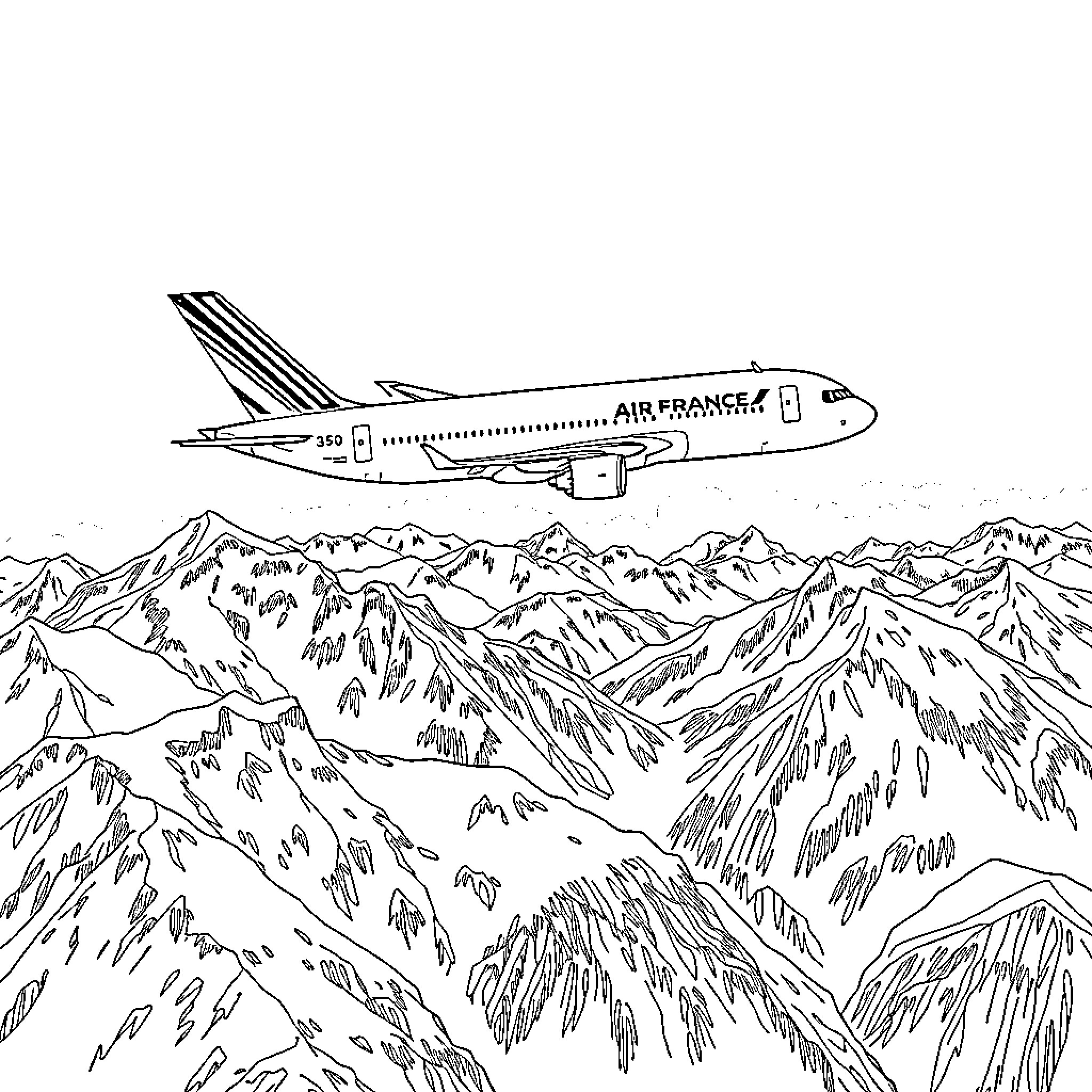 Best Airbus Coloring Pages (Free Printable PDF)