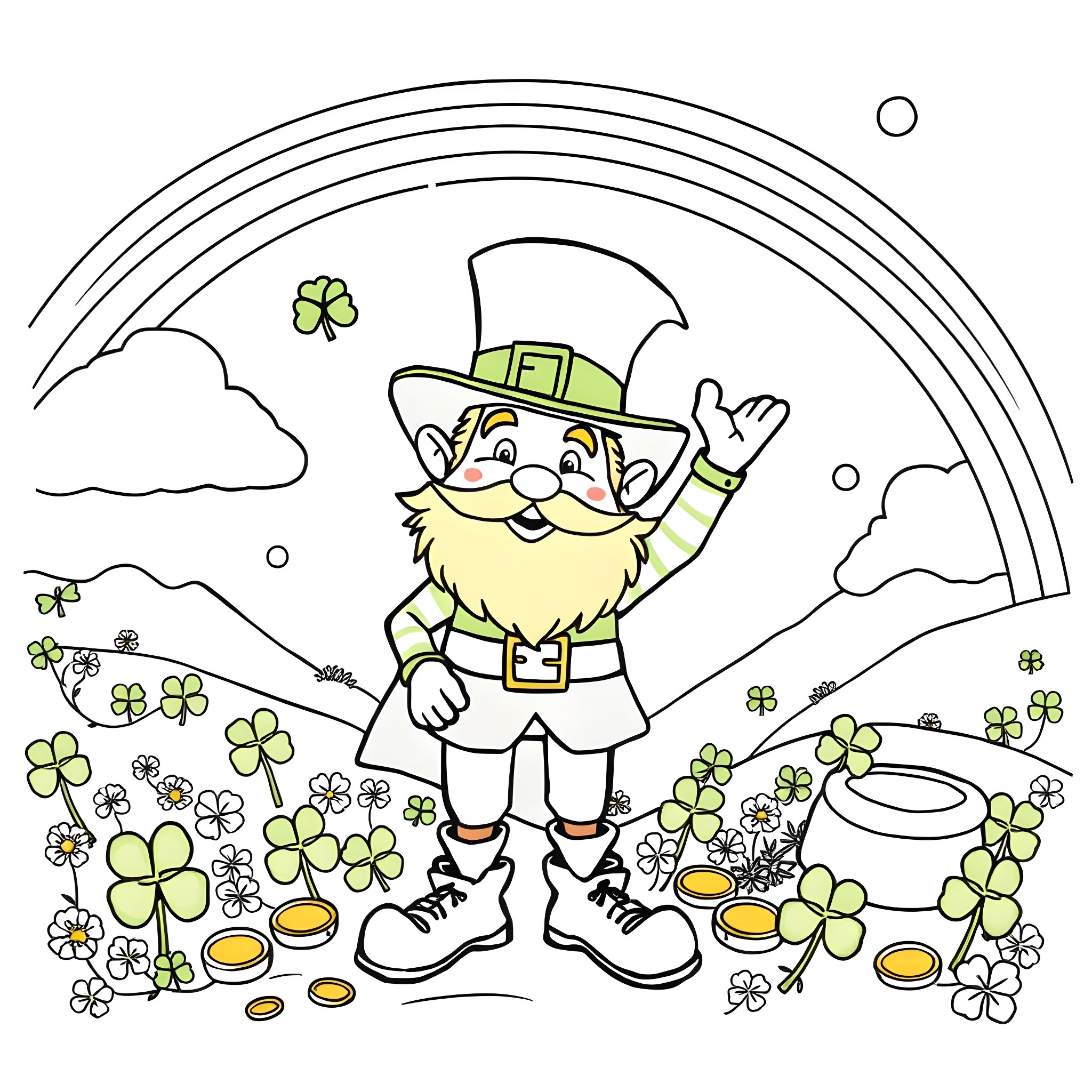 4 Best St Patrick's Day Coloring Pages (Free Printable PDFs)