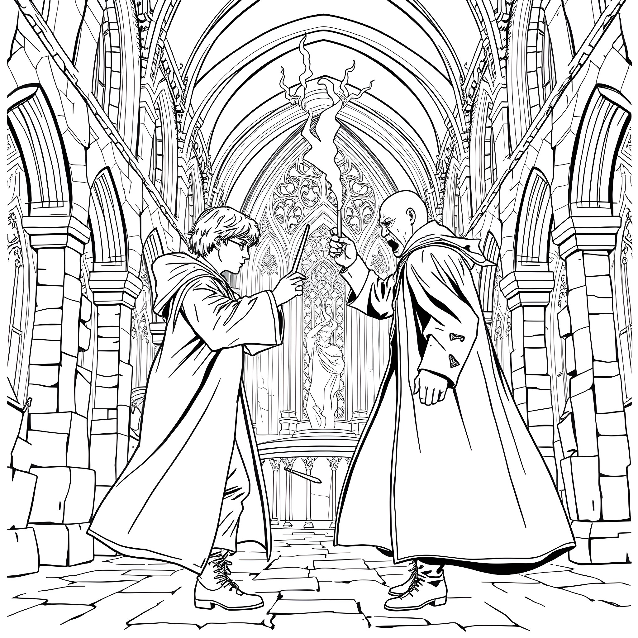 Best Harry Potter Coloring Pages (Free Printable PDF)