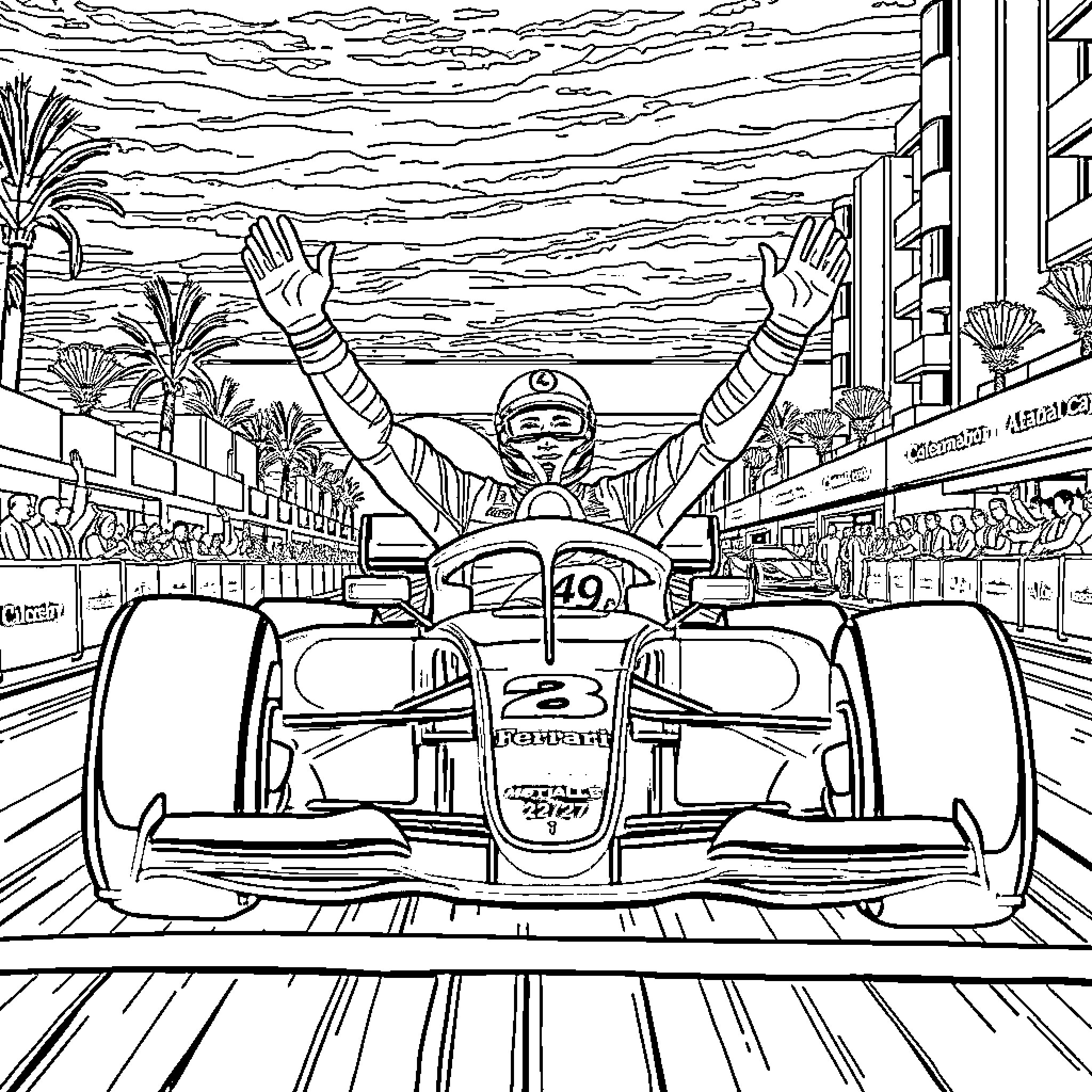 Best Lewis Hamilton Coloring Pages (Free Printable PDF)