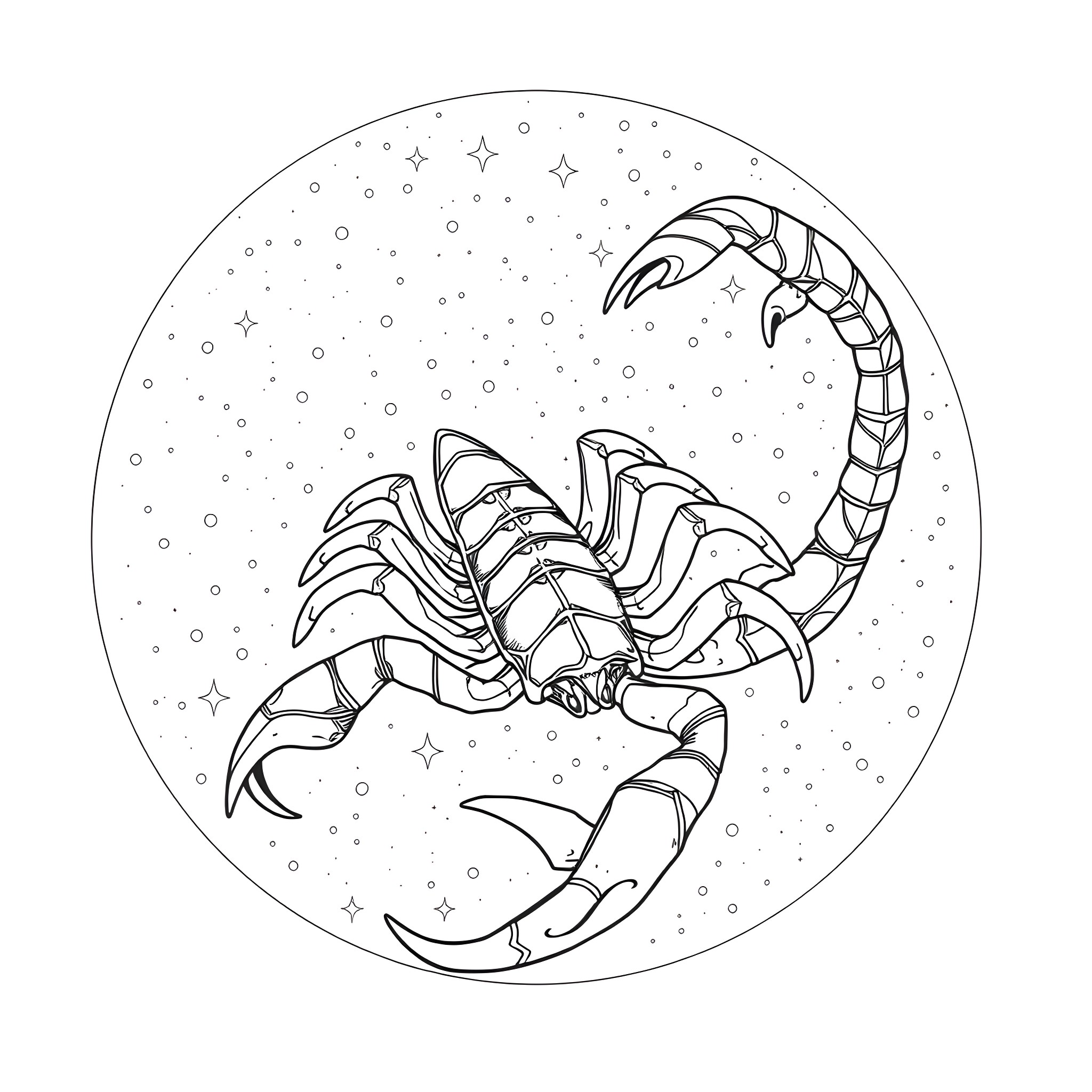 Best Scorpio Coloring Pages (Free Printable PDF)