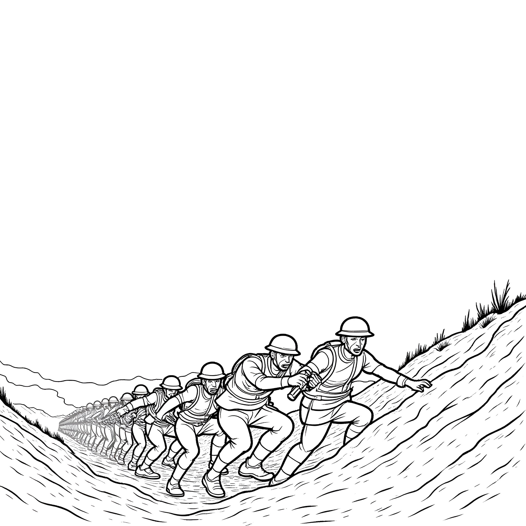 1 Best Trench Coloring Pages (Free Printable PDFs)