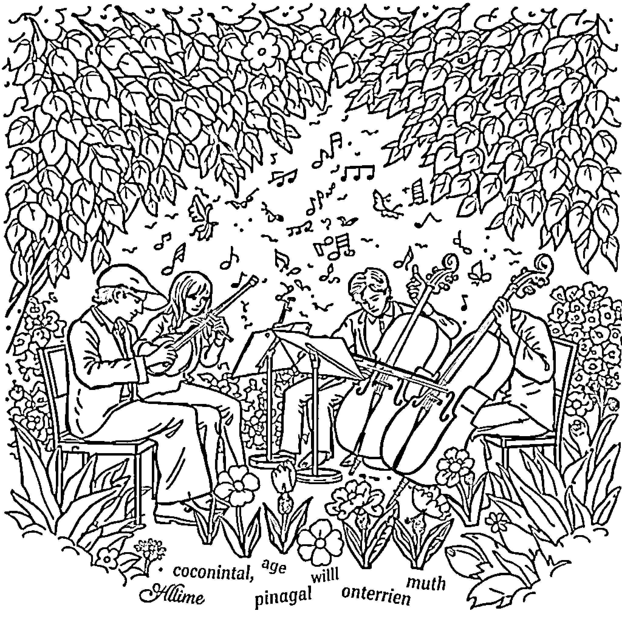 Best Orchestra Coloring Pages (Free Printable PDF)