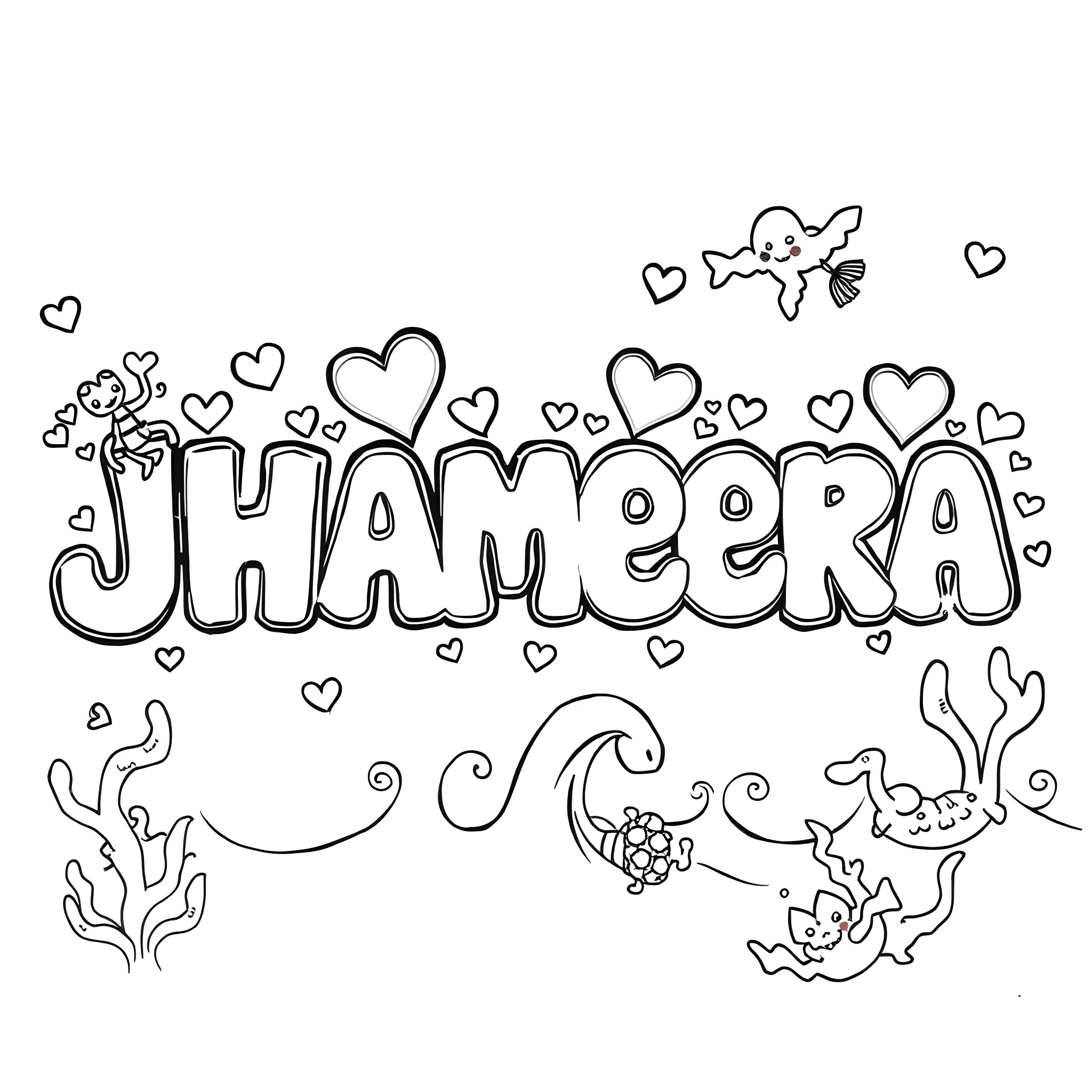 Best Jameera Coloring Pages (Free Printable PDF)