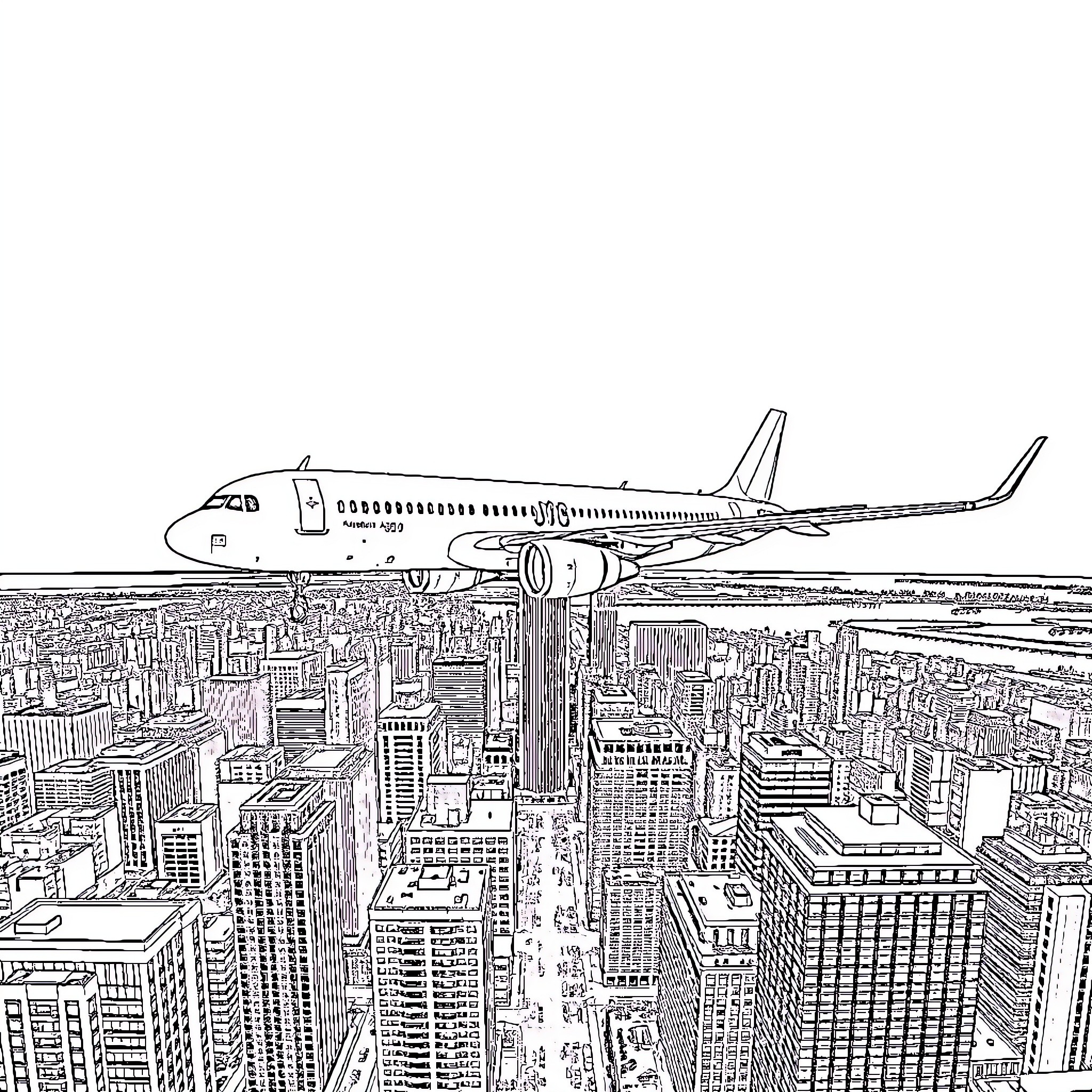 Best Airbus Coloring Pages (Free Printable PDF)
