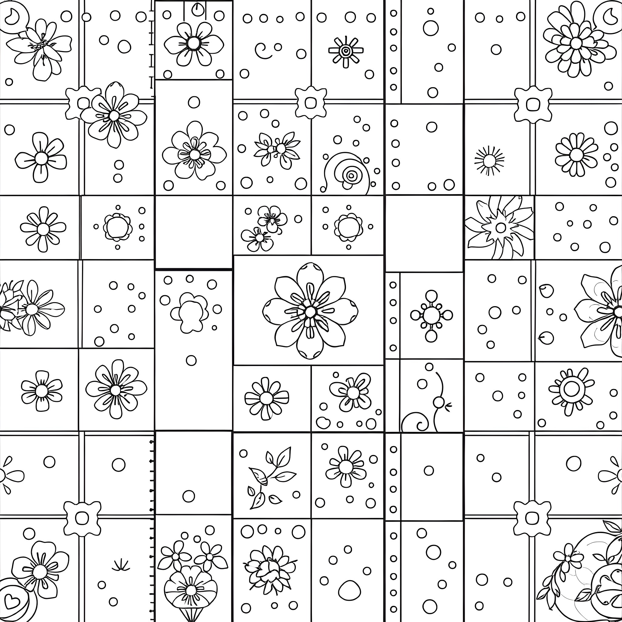 120 Best Patchwork Coloring Pages (Free Printable PDFs)