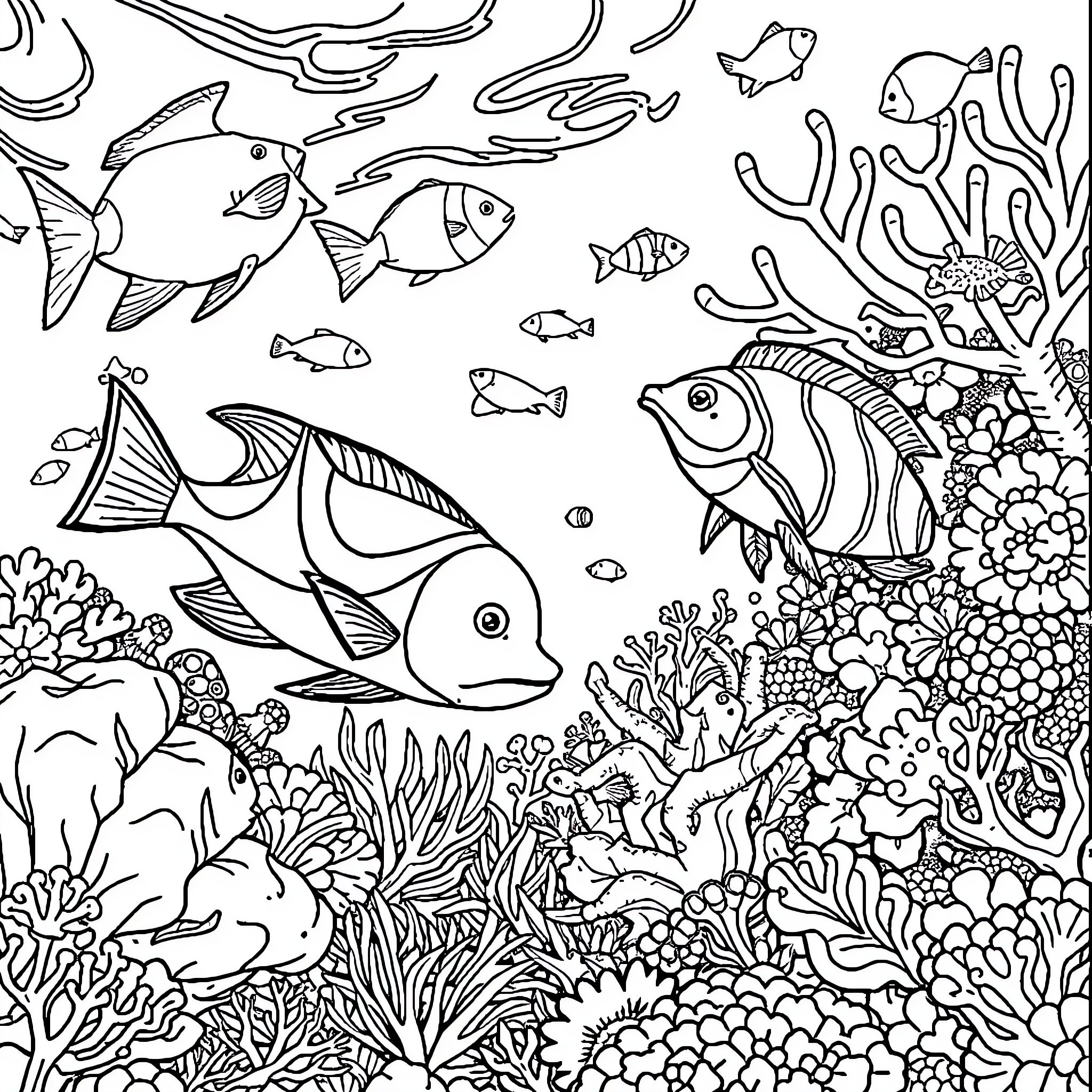 Best Ocean Life Coloring Pages (Free Printable PDF)