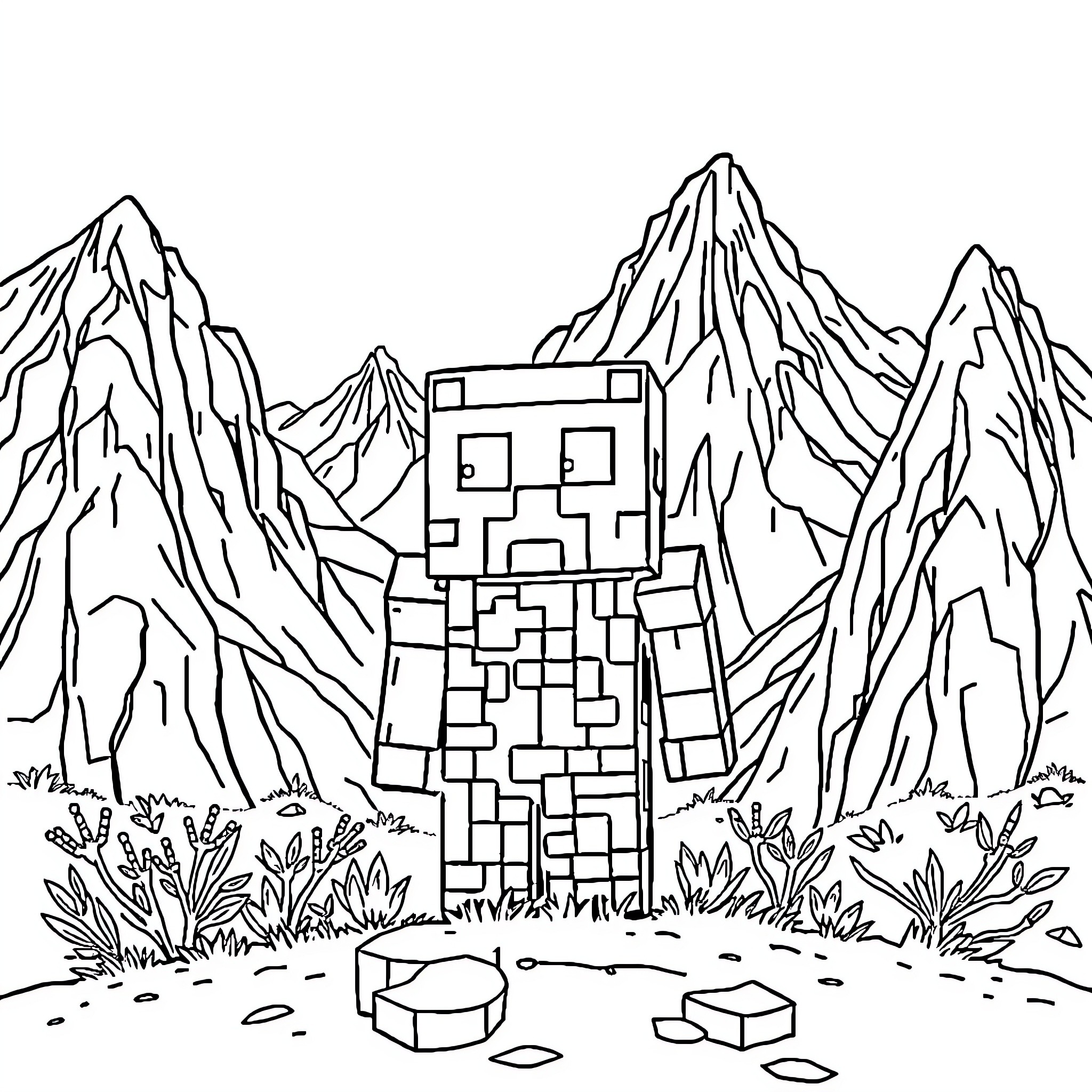 Best Creeper Coloring Pages (Free Printable PDF)