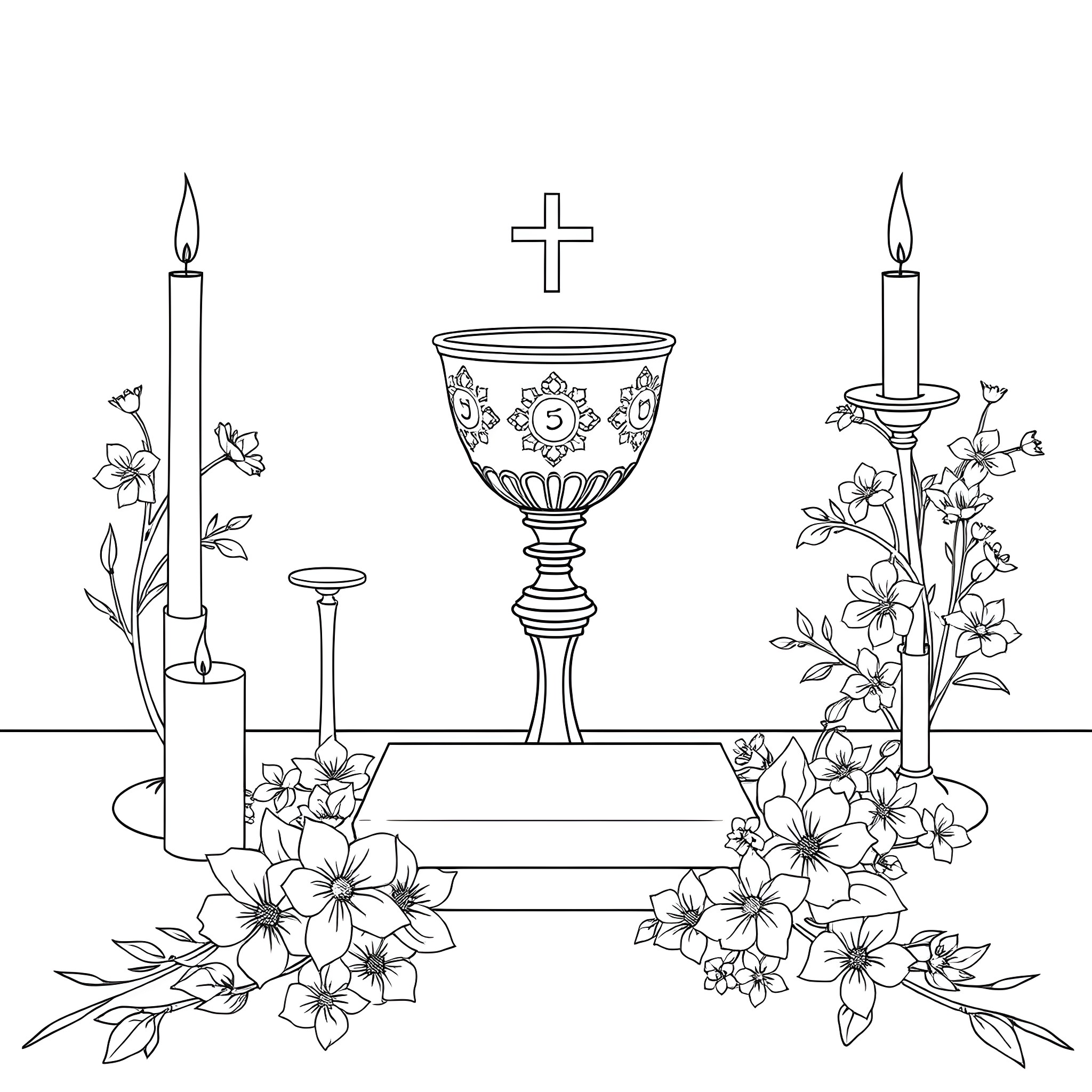 4 Best Eucharist Coloring Pages (Free Printable PDFs)