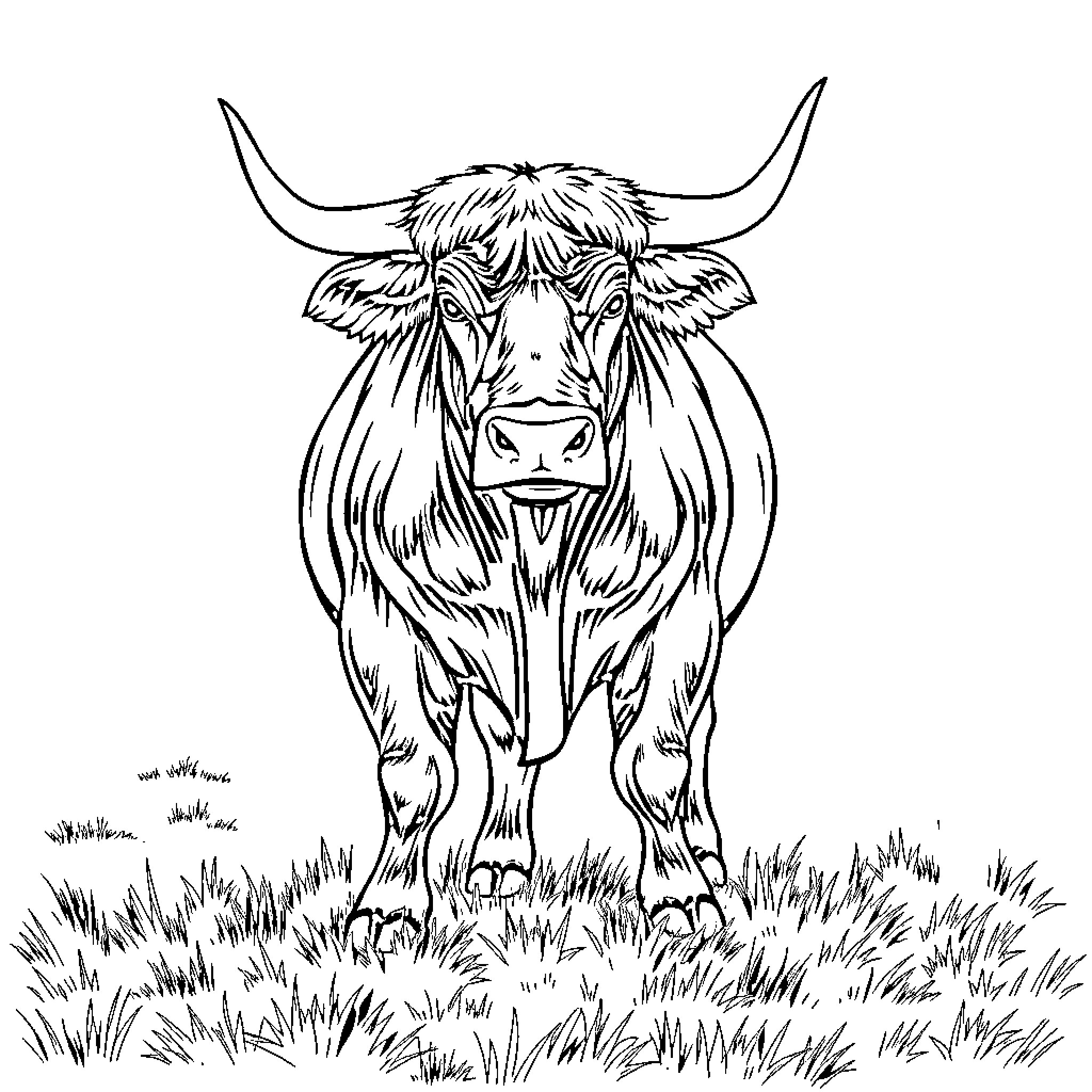 Best Bull Coloring Pages (Free Printable PDF)
